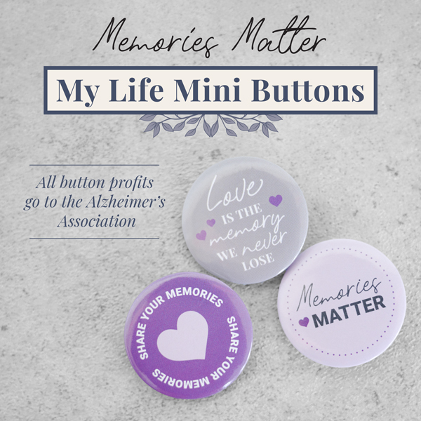 My Life Mini Buttons - Tessa Scrapbooks