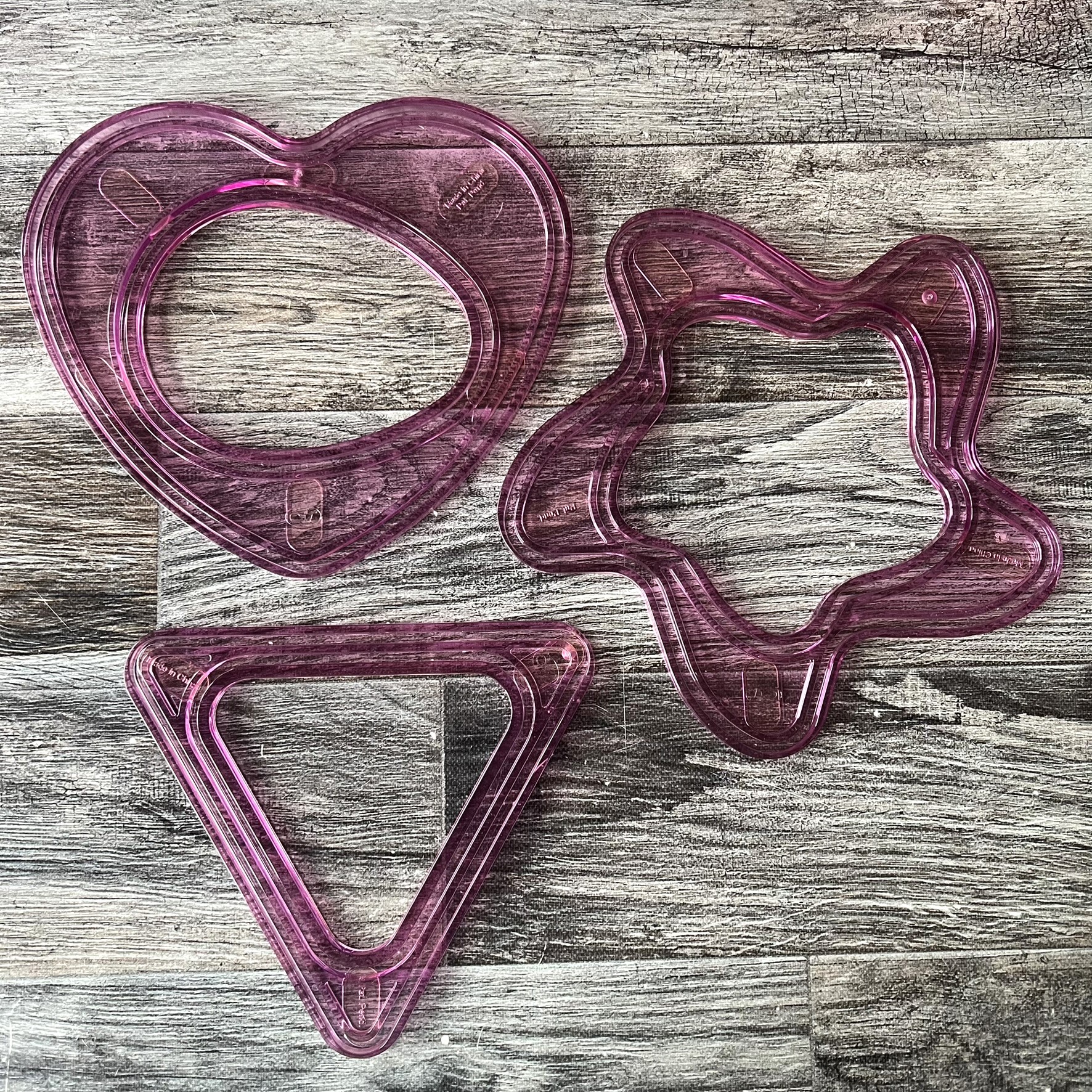 Jazzy Custom Cutting System Templates CCS - USED W/ GUIDES - Tessa ...
