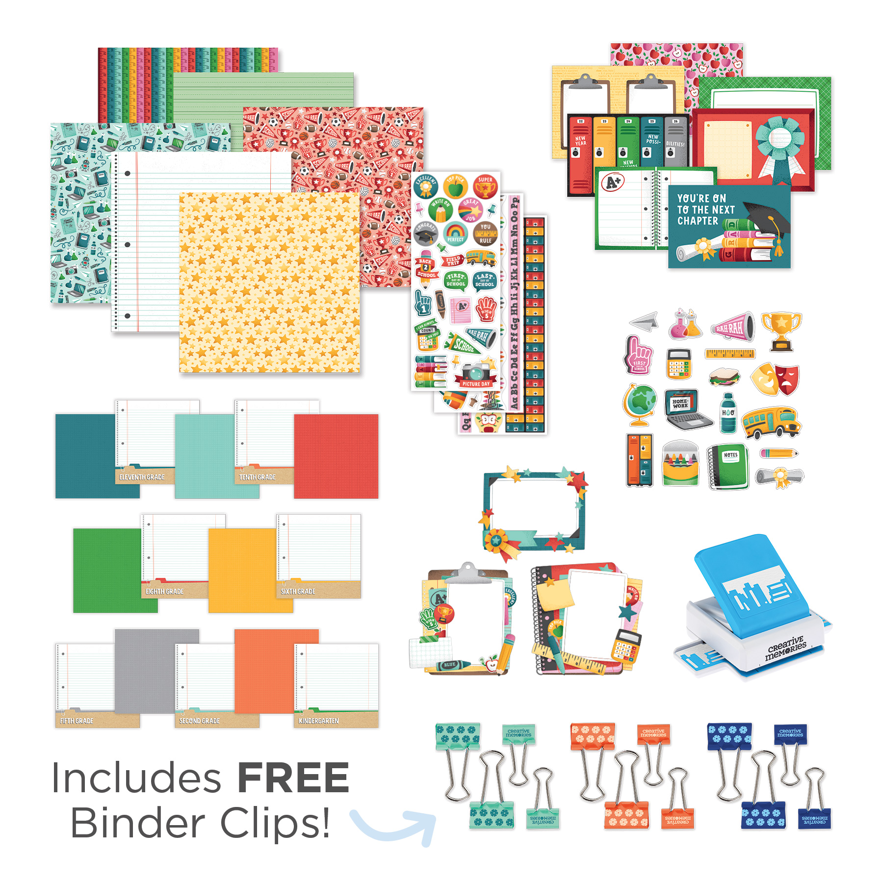 School Dayz Buy It All Bundle - Tessa Scrapbooks