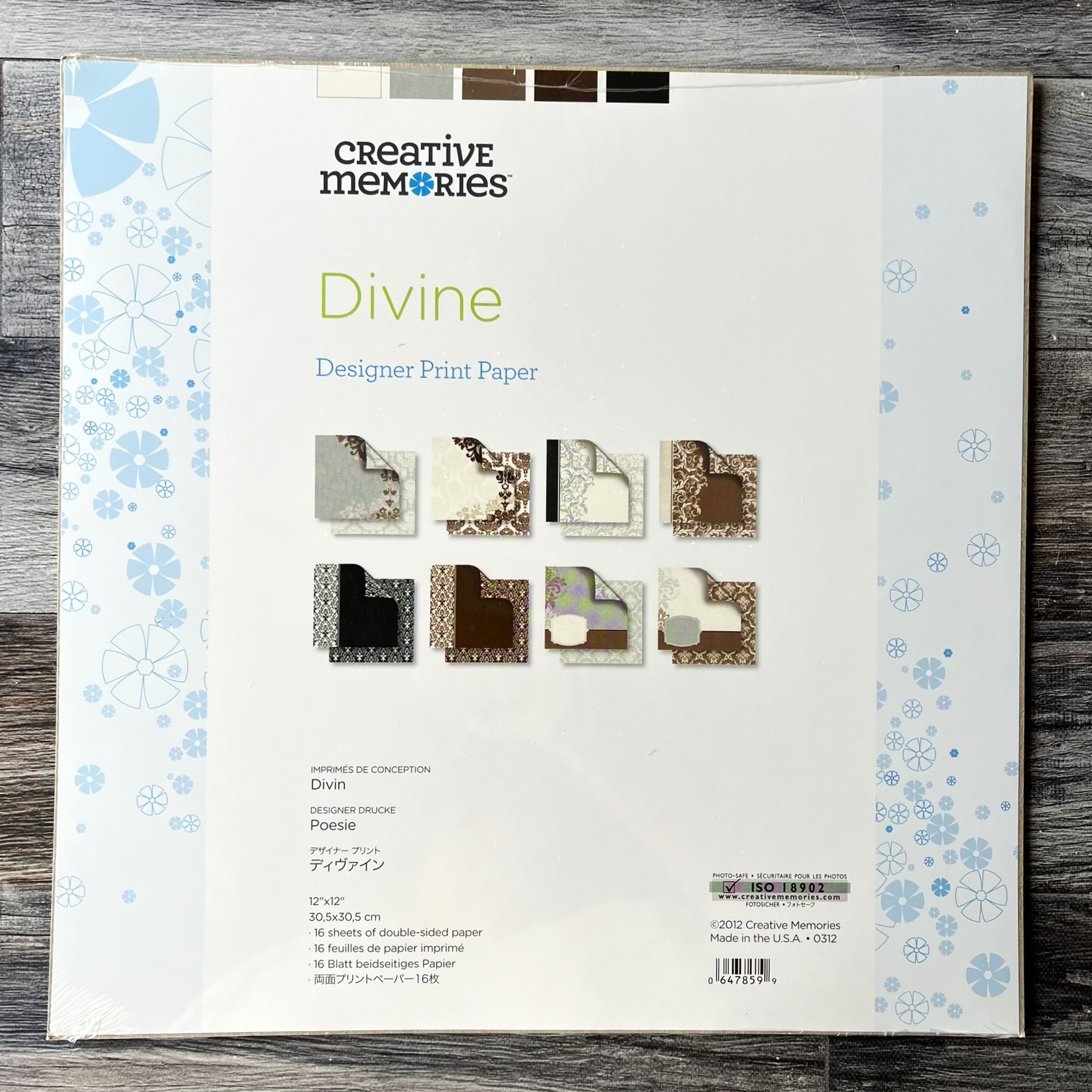 Divine Designer Prints 12x12 - Tessa Scrapbooks