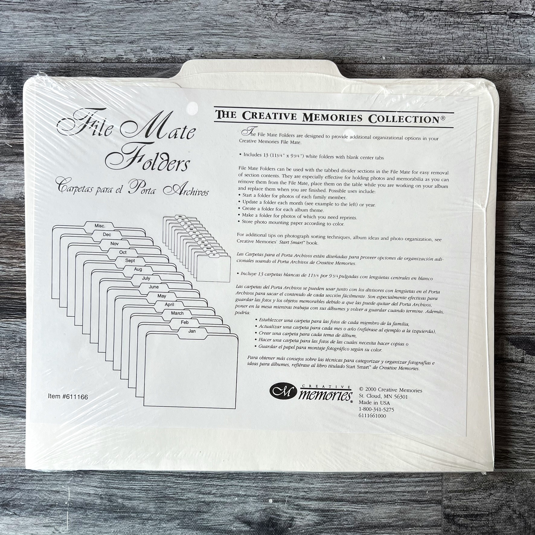 Creative Memories 10x12 File Mate Folders - Tessa Scrapbooks