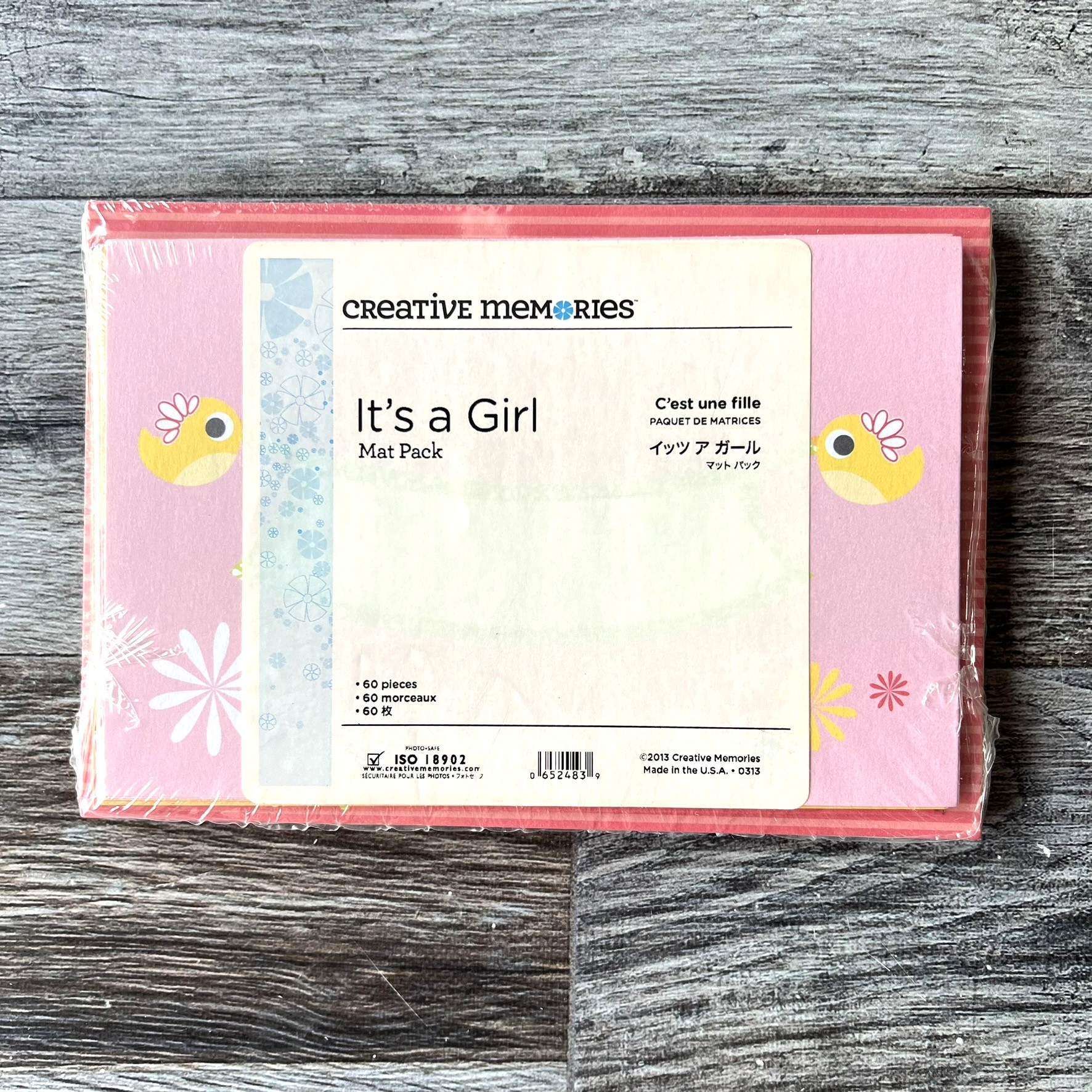 It's A Girl Mat Pack - Tessa Scrapbooks