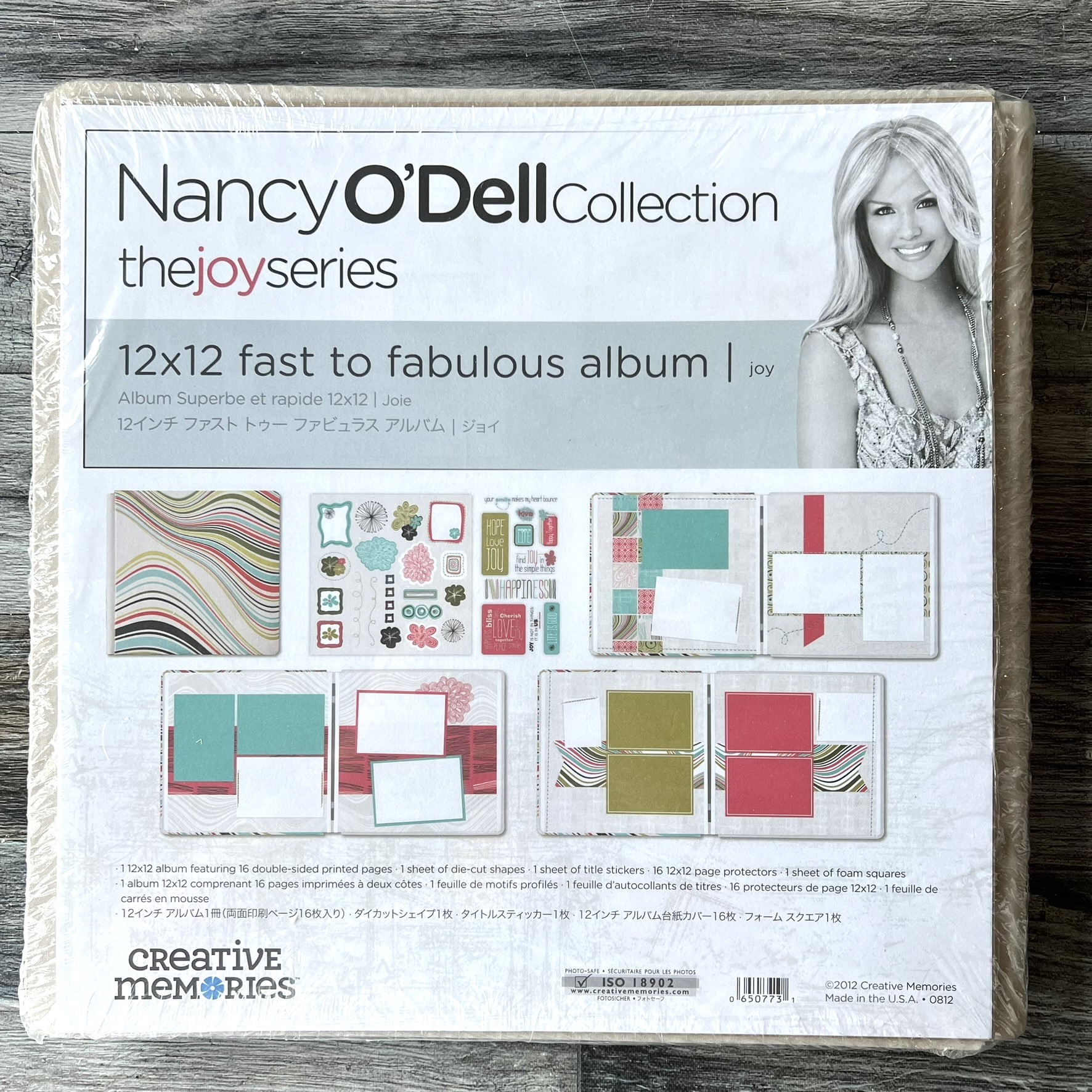 Joy 12x12 Retro Fast to Fabulous Album - Tessa Scrapbooks