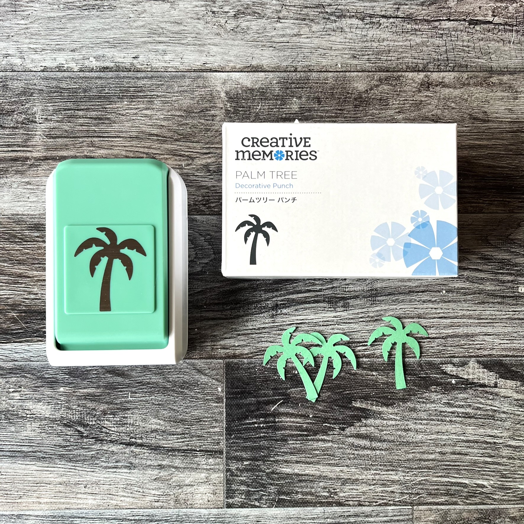 Palm Tree Decorative Punch - Tessa Scrapbooks