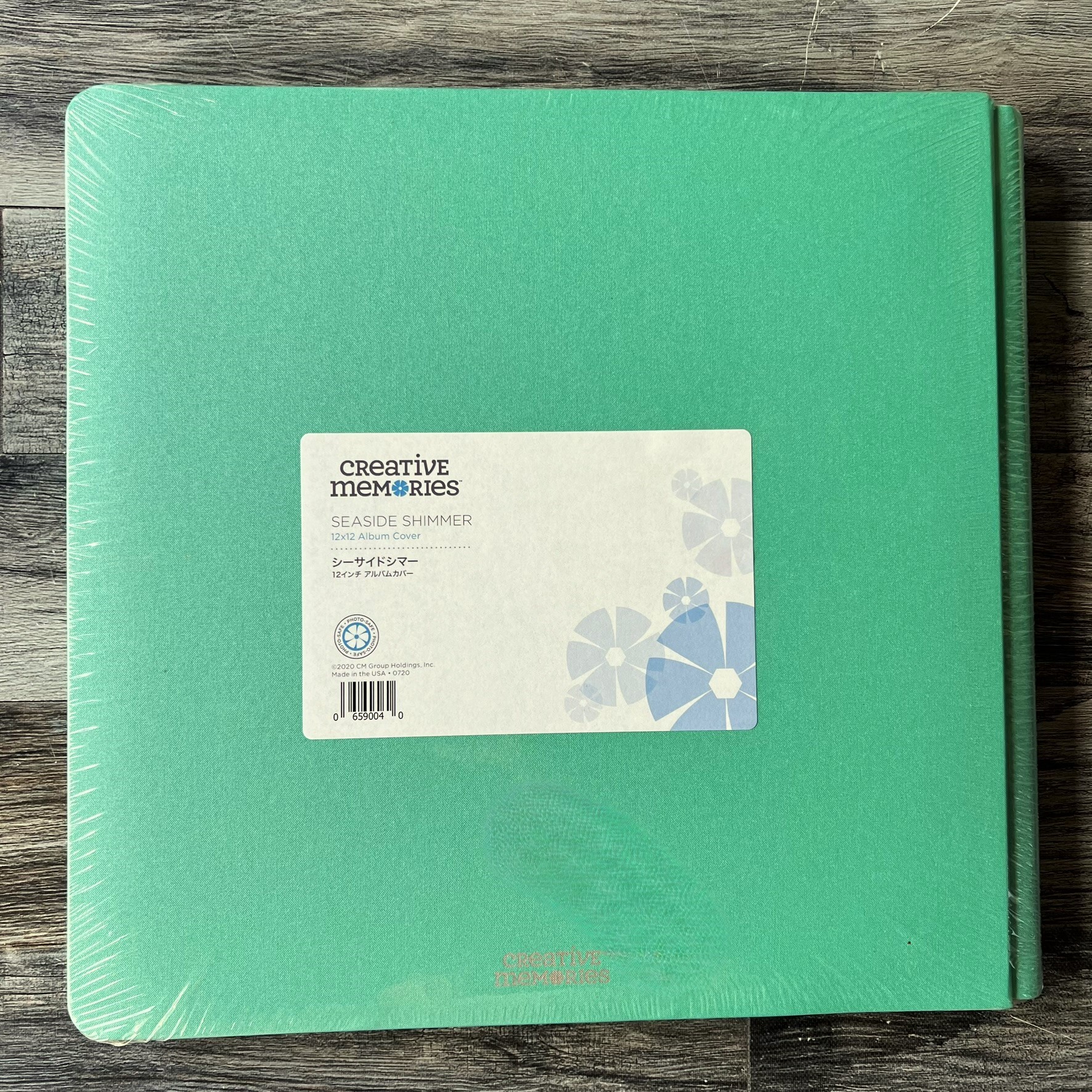 Seaside Shimmer True 12x12 Album Cover - Tessa Scrapbooks