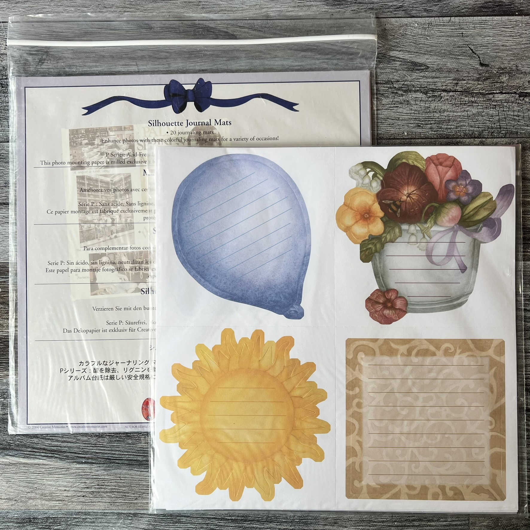 Silhouette Journal Mats - Tessa Scrapbooks