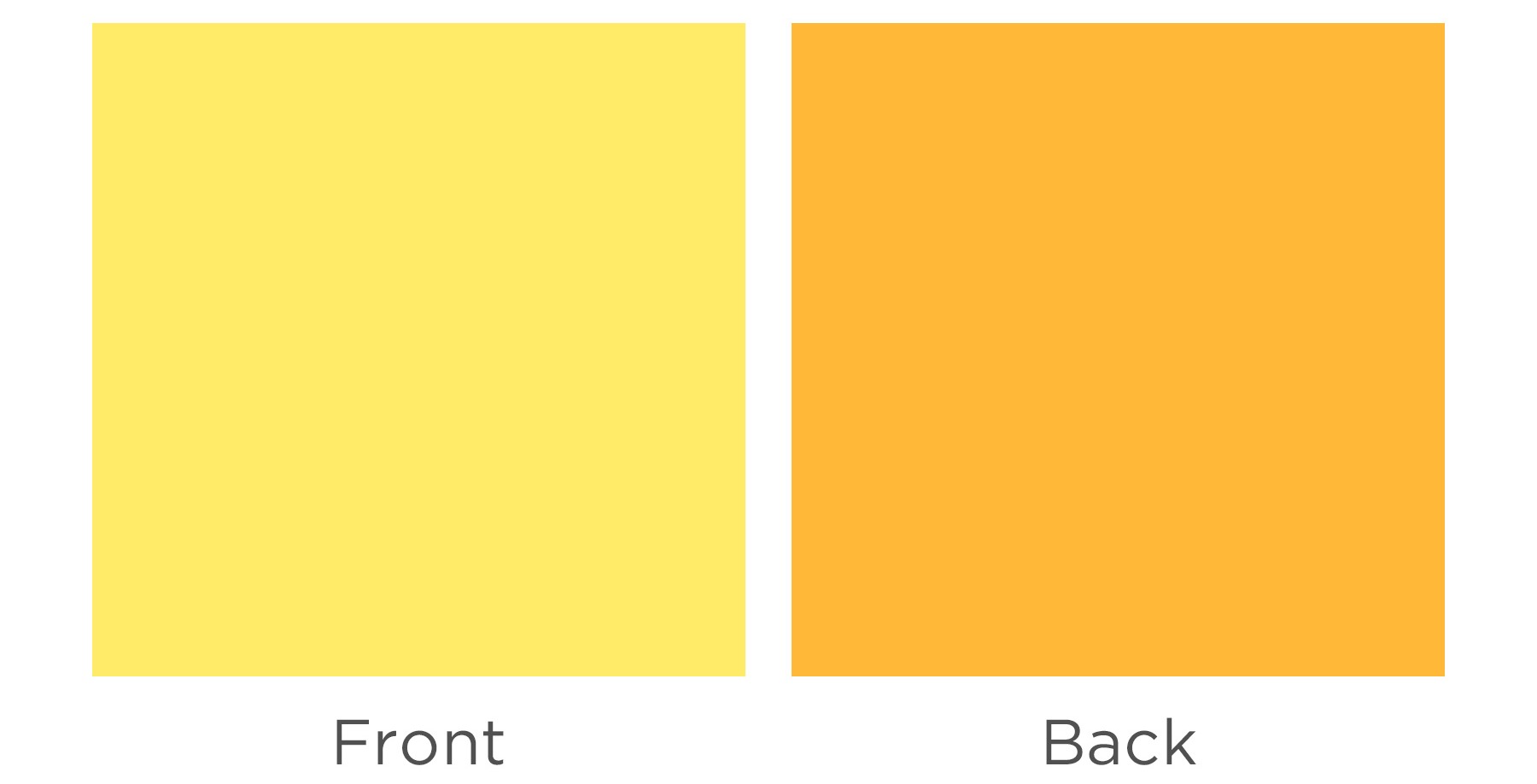 Dual Tones Yellow 12x12 White Core Cardstock - Tessa Scrapbooks