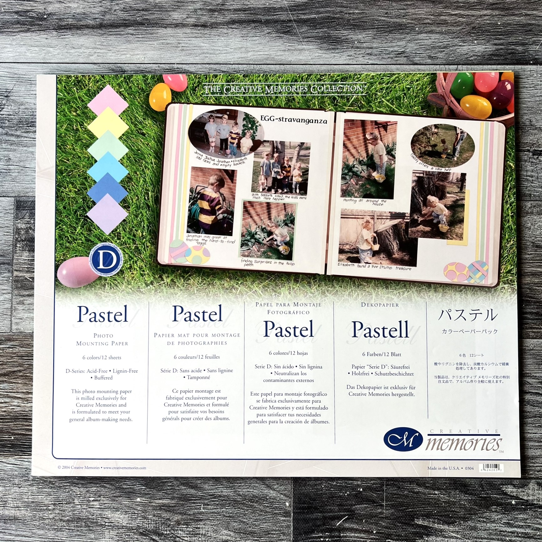 Pastel 10x12 Photo Mounting Paper by Creative Memories - Tessa Scrapbooks