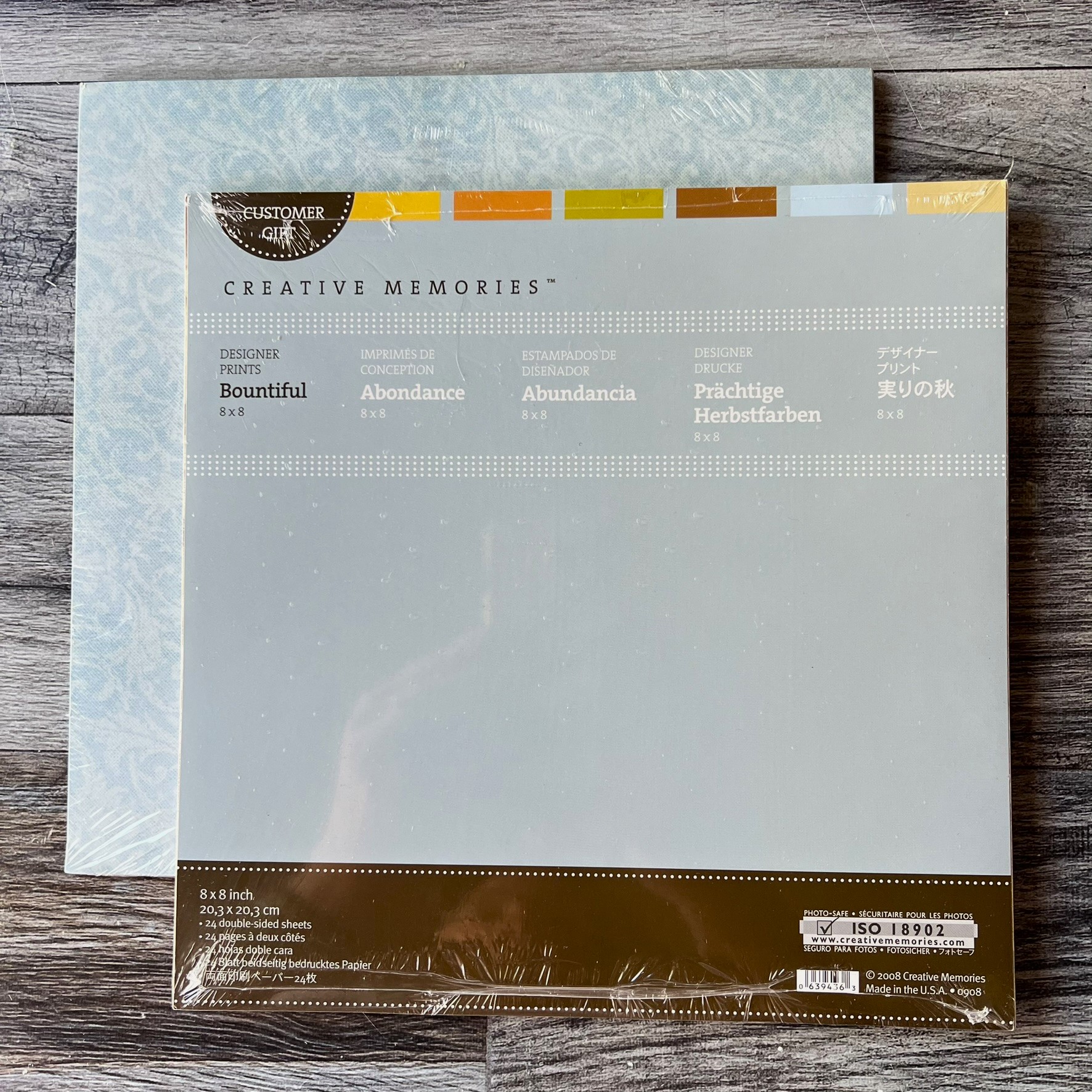 8x8 Bountiful Designer Prints by Creative Memories - Tessa Scrapbooks