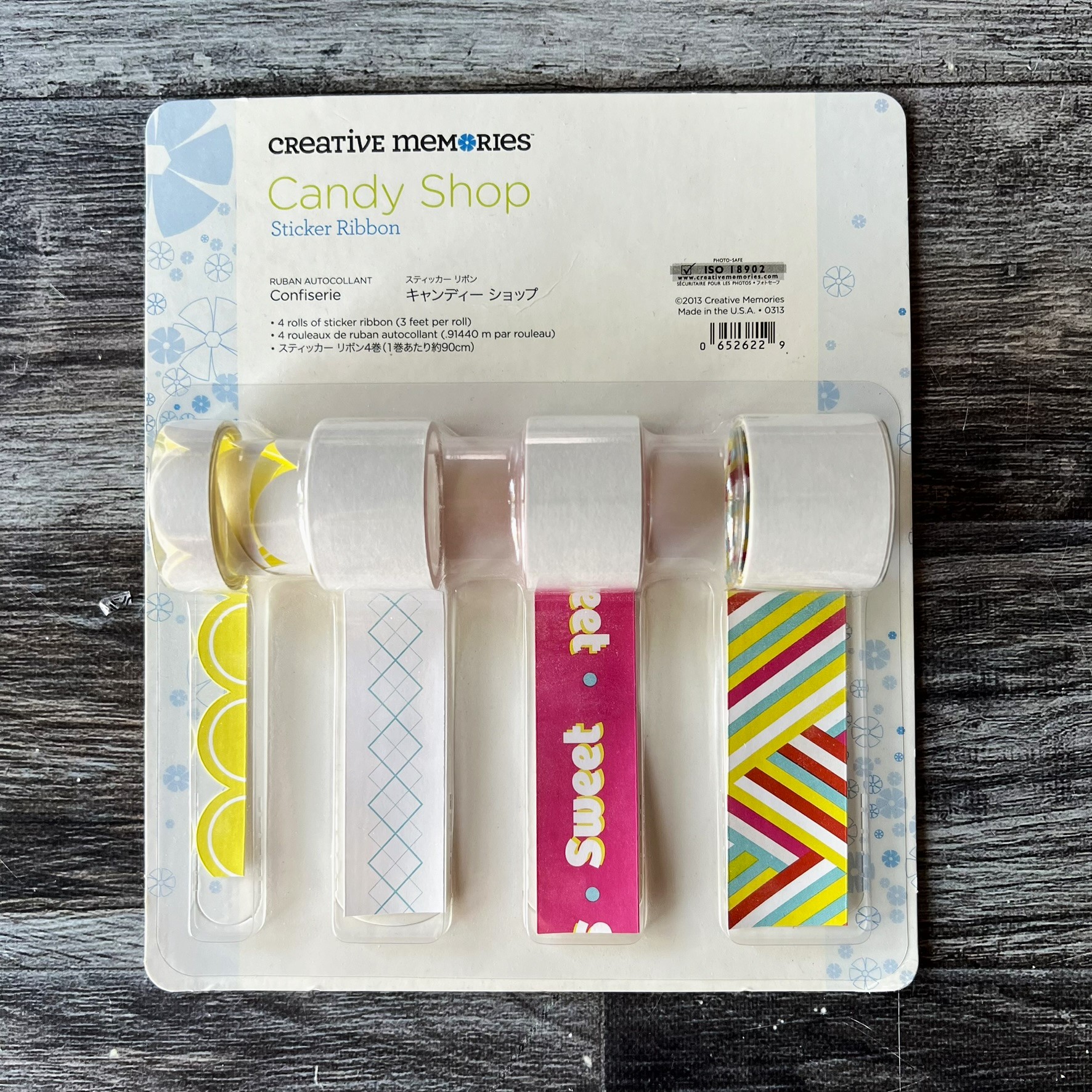 Candy Shop Sticker Paper Ribbon by Creative Memories - Tessa Scrapbooks