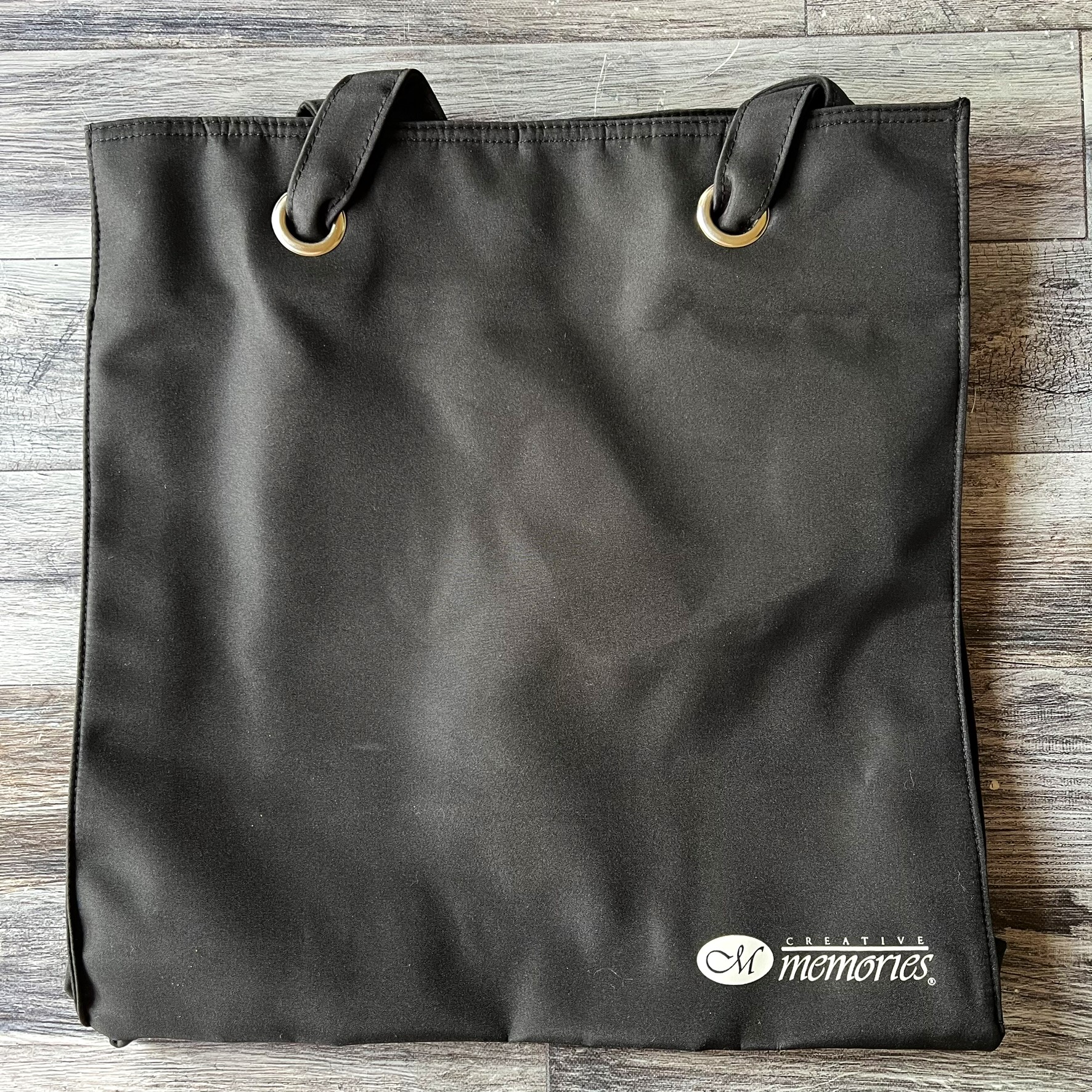 Creative Memories Slim Black Tote - Tessa Scrapbooks