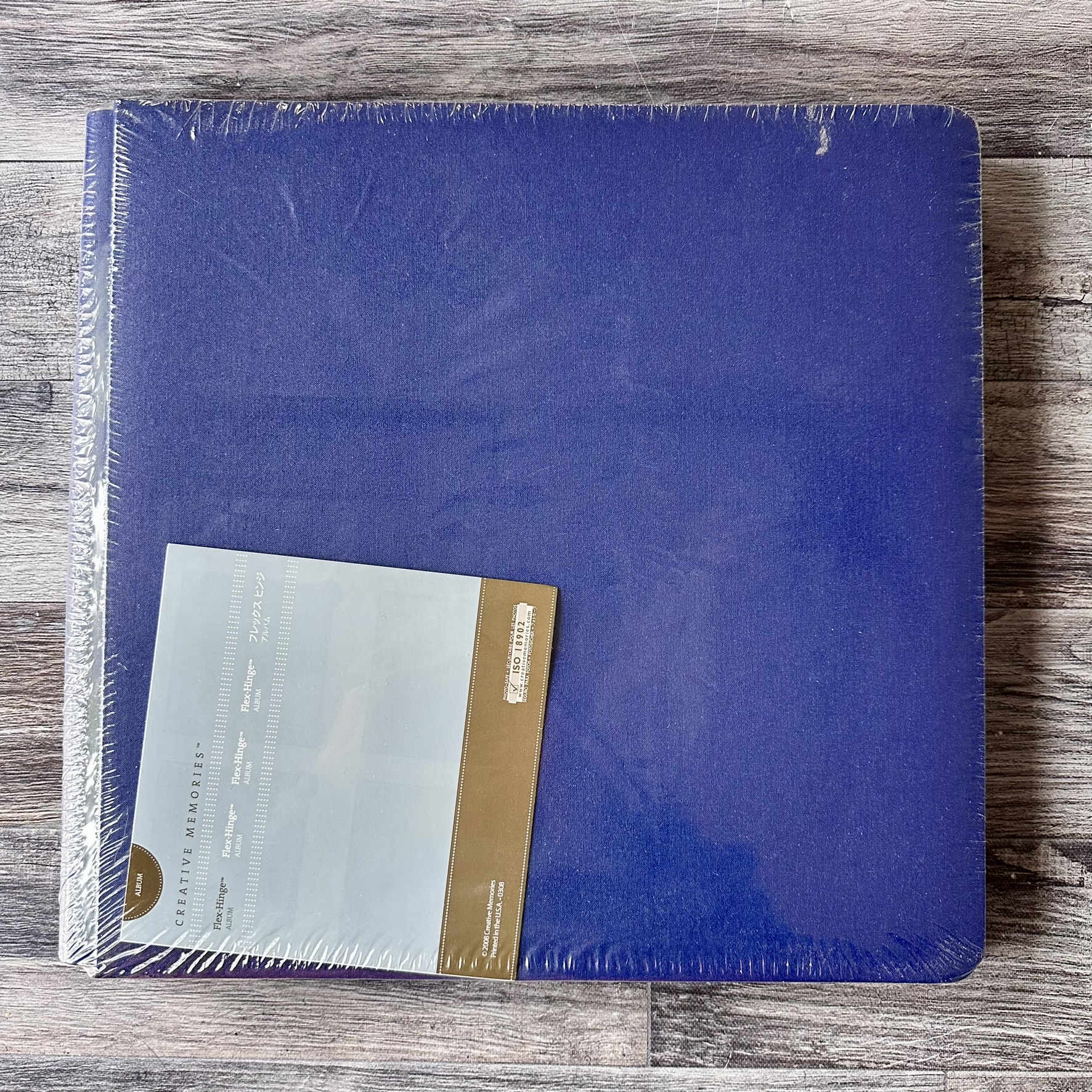 Cobalt True 12x12 Album Cover - Tessa Scrapbooks