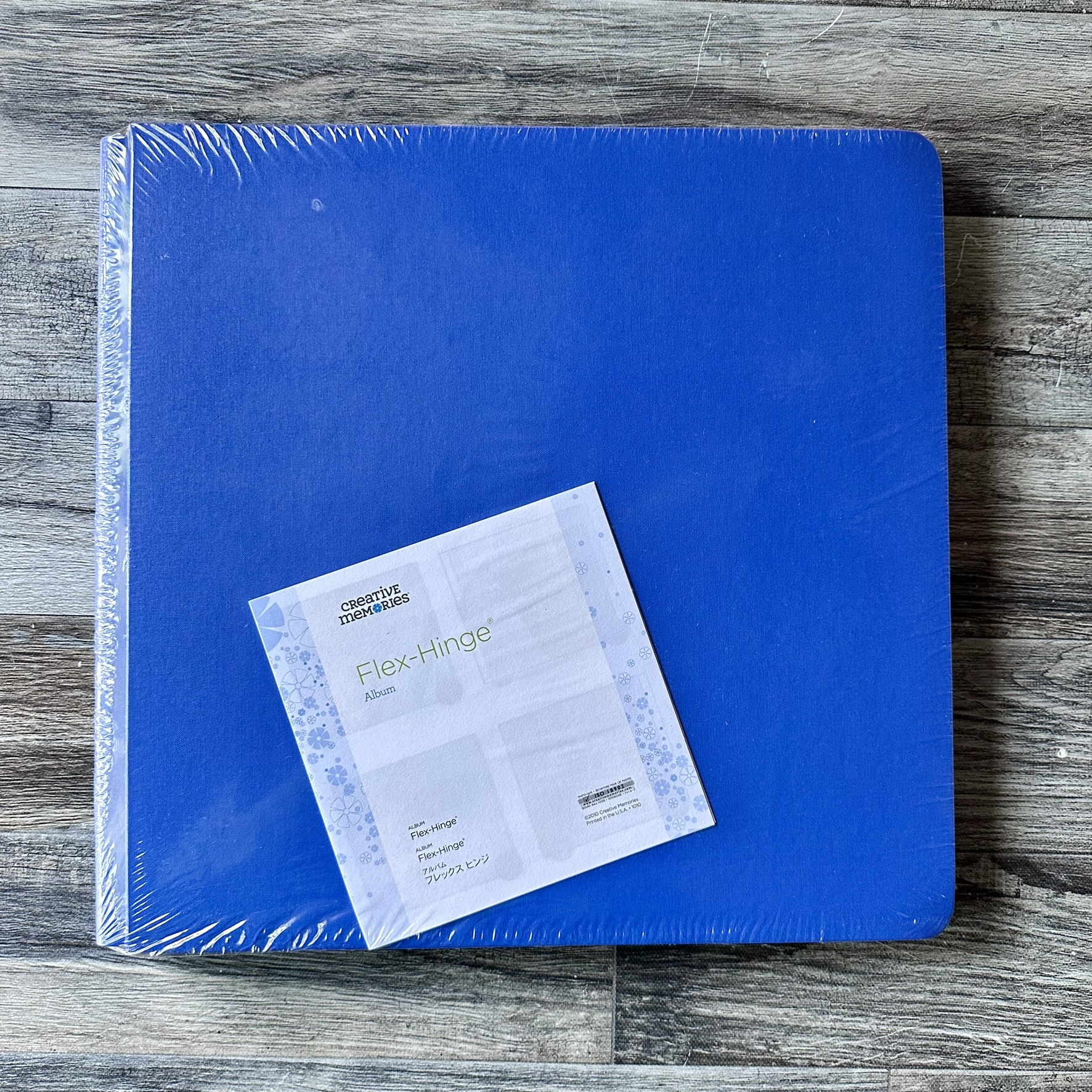 Blue True 12x12 Album Cover by Creative Memories - Tessa Scrapbooks