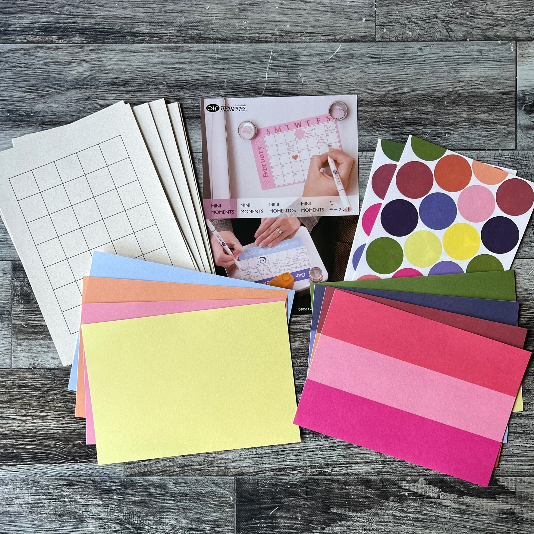 Mini Moments Calendar Kit - Tessa Scrapbooks