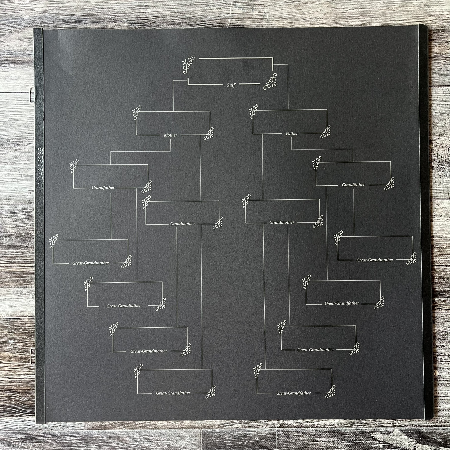 Black Family Chart 12x12 Original Page by Creative Memories SINGLE ...