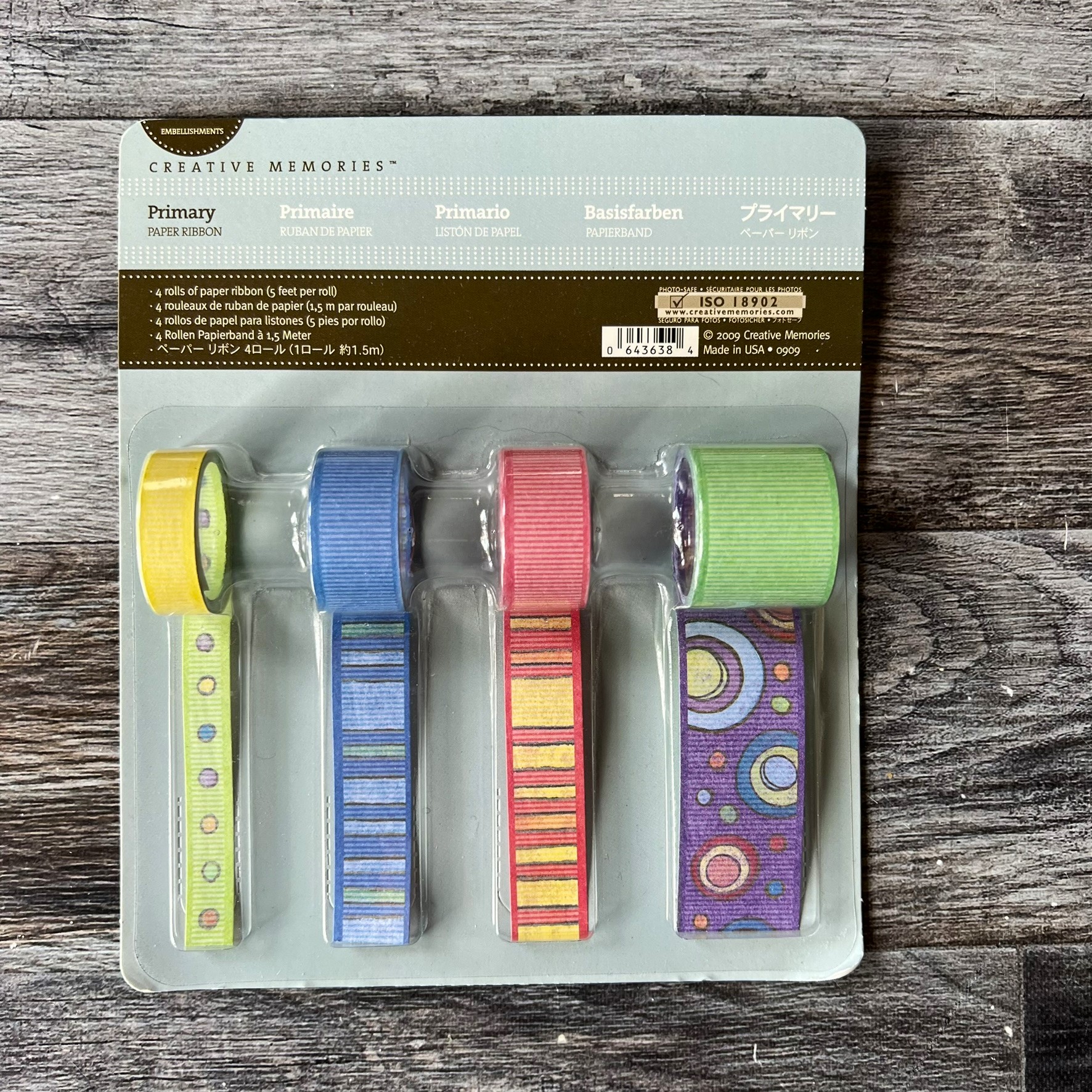 Primary Paper Ribbon by Creative Memories - Tessa Scrapbooks