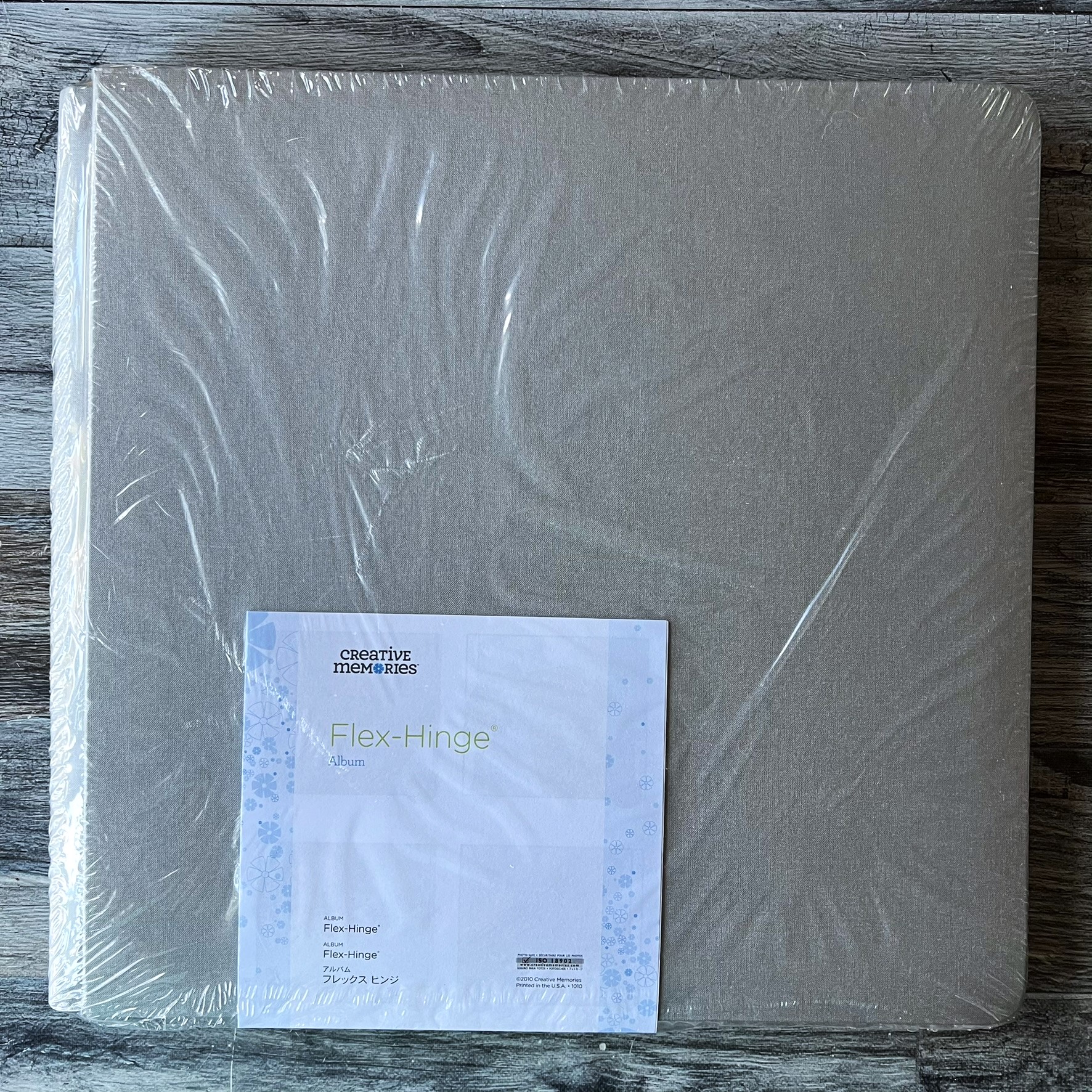 Silver Metallic True 12x12 Album Cover - Tessa Scrapbooks