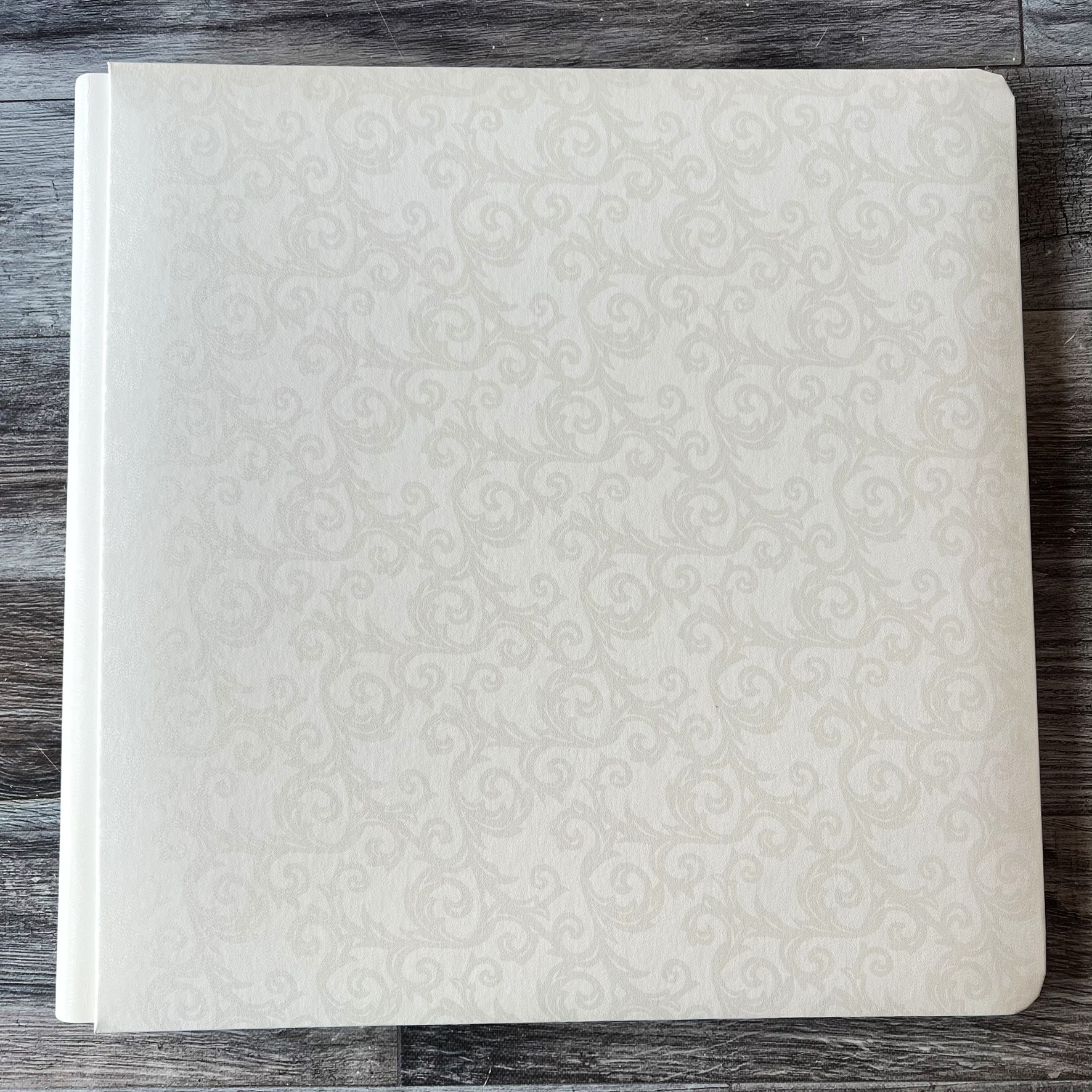 Original 12x12 Wedding Flourish Album Cover - Open Package - Tessa ...