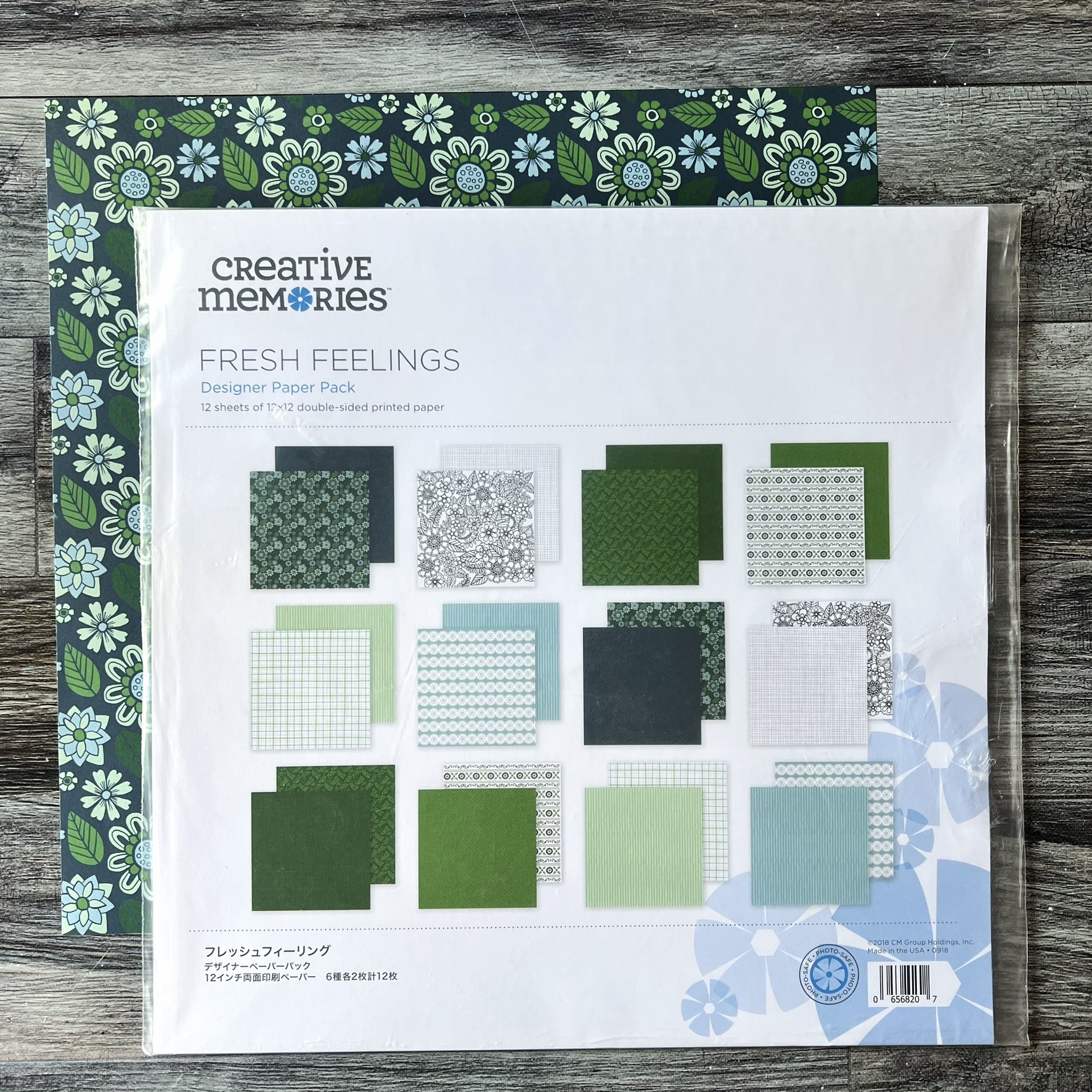 Fresh Feelings Designer Paper Pack by Creative Memories - Tessa Scrapbooks