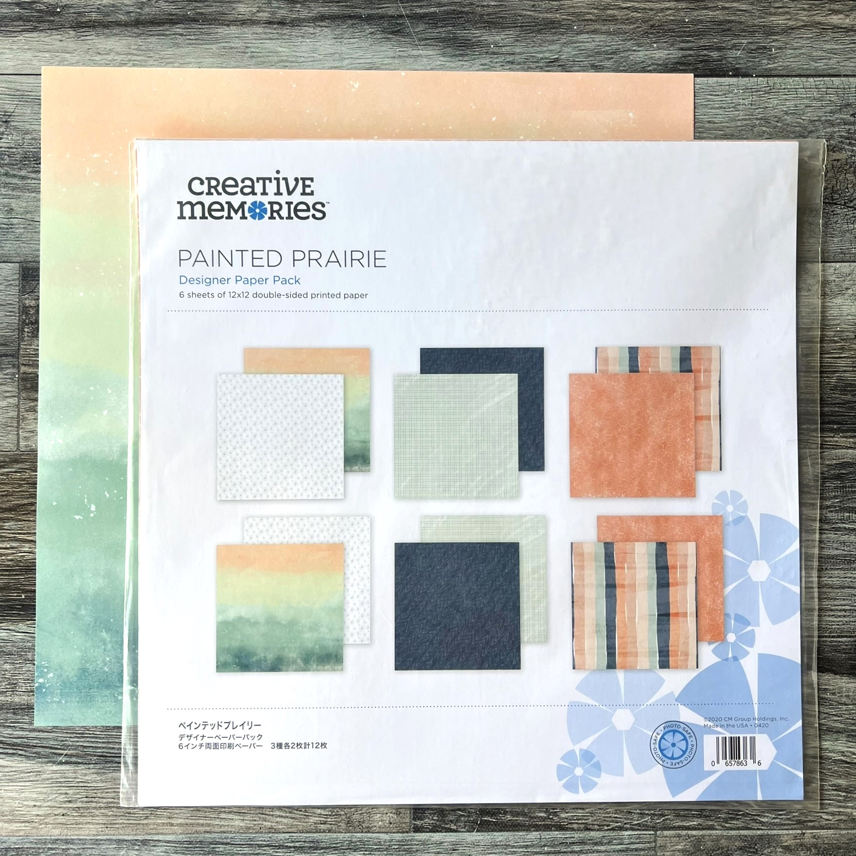 Painted Prairie Printed Paper by Creative Memories-6/pack - Tessa ...