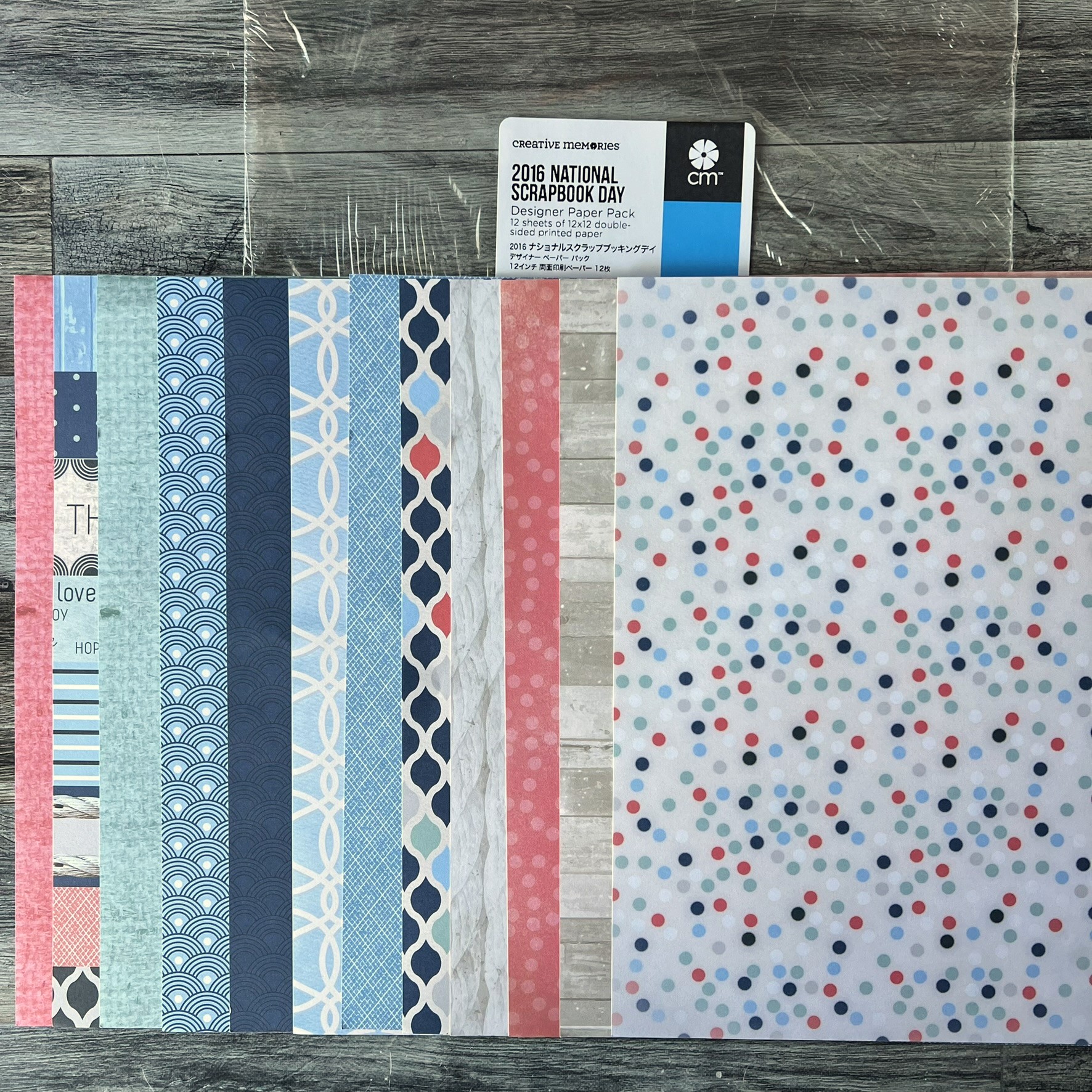 2016 National Scrapbook Day Designer Paper by Creative Memories - Tessa ...