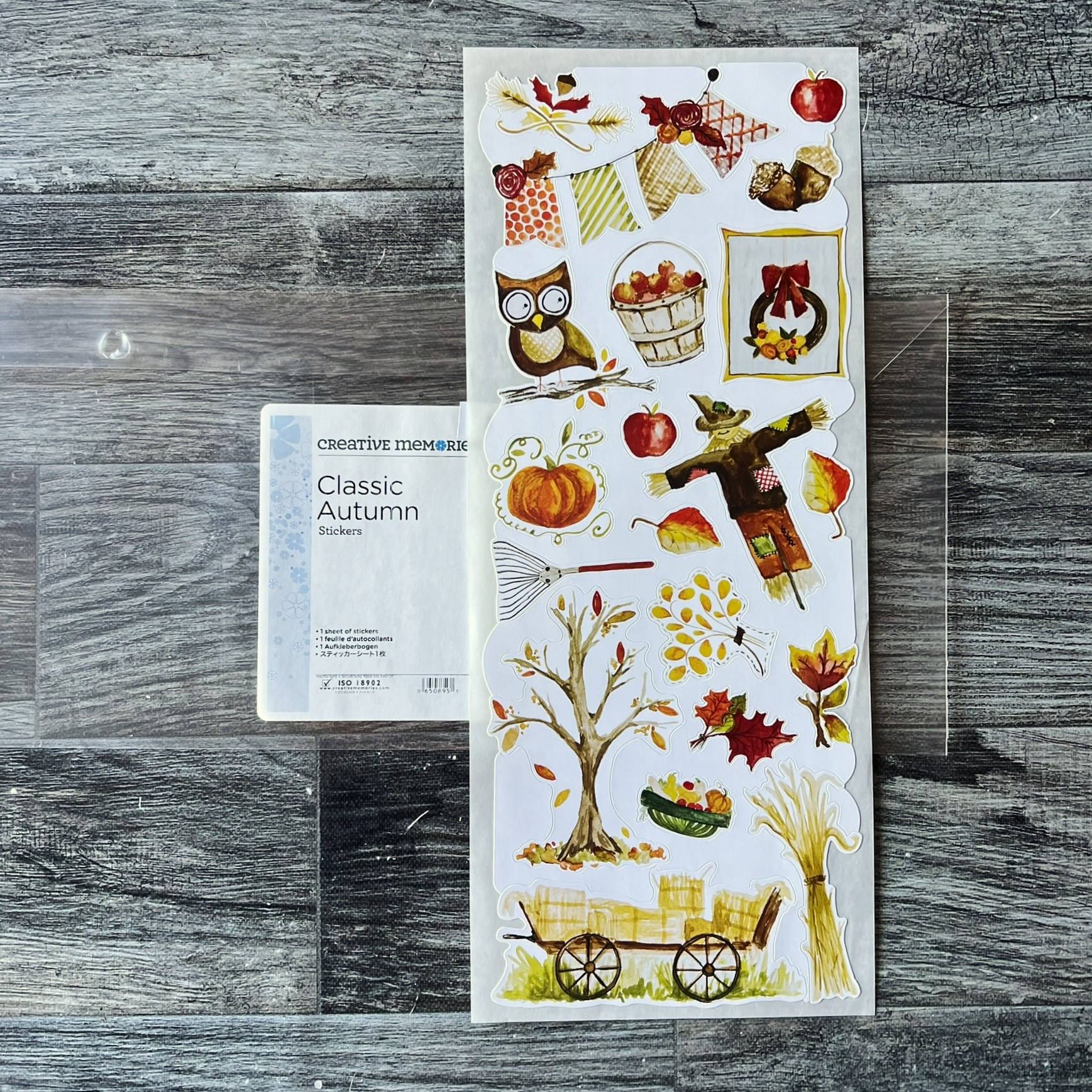 Classic Autumn Stickers by Creative Memories - Tessa Scrapbooks