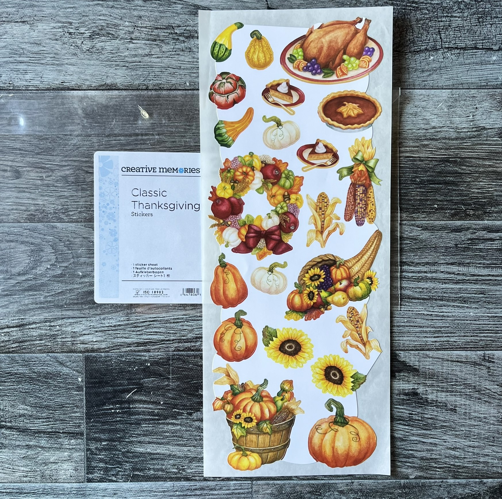 Classic Thanksgiving Stickers by Creative Memories - Tessa Scrapbooks