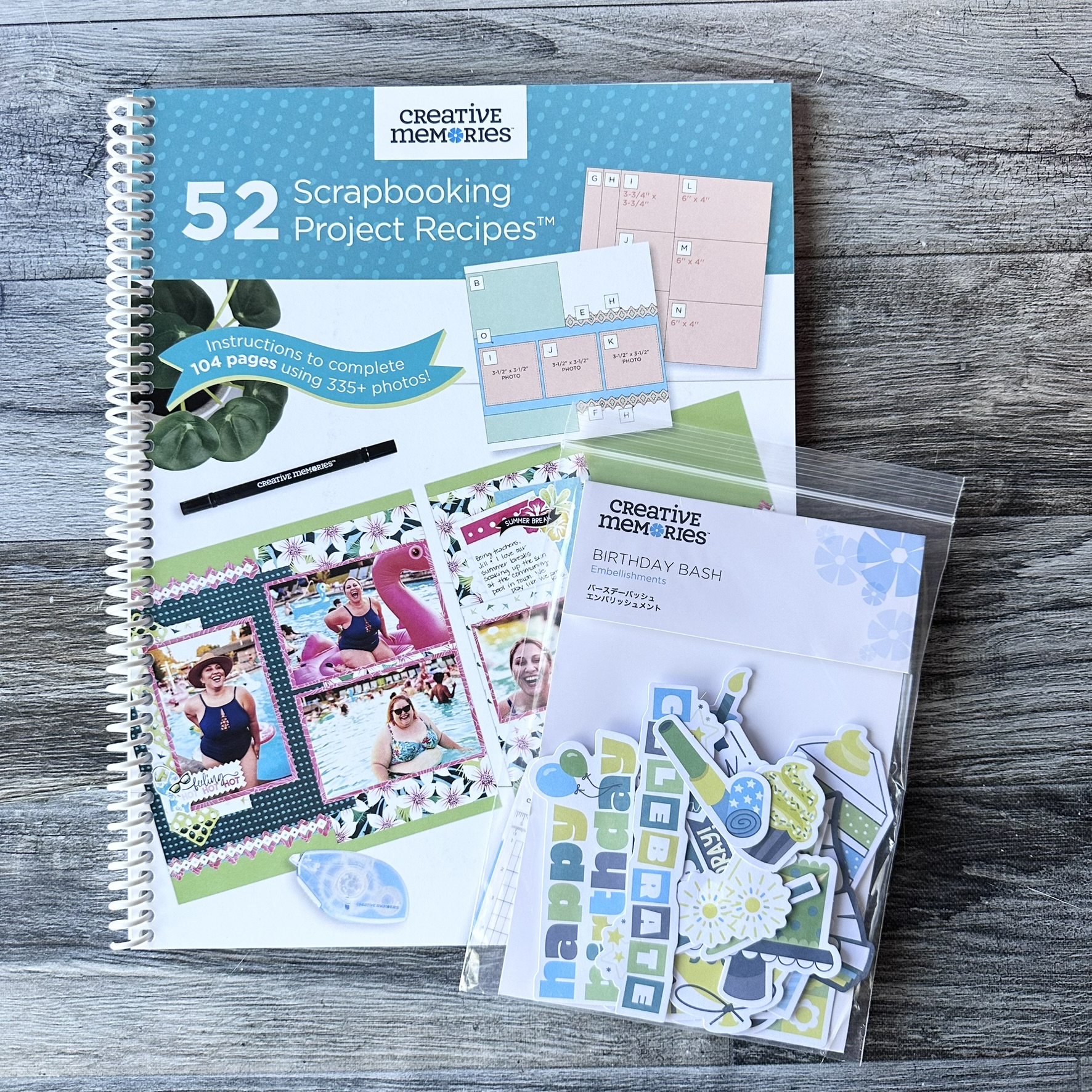 52 Scrapbooking Project Recipes Idea Sketchbook w/ Birthday Bash ...