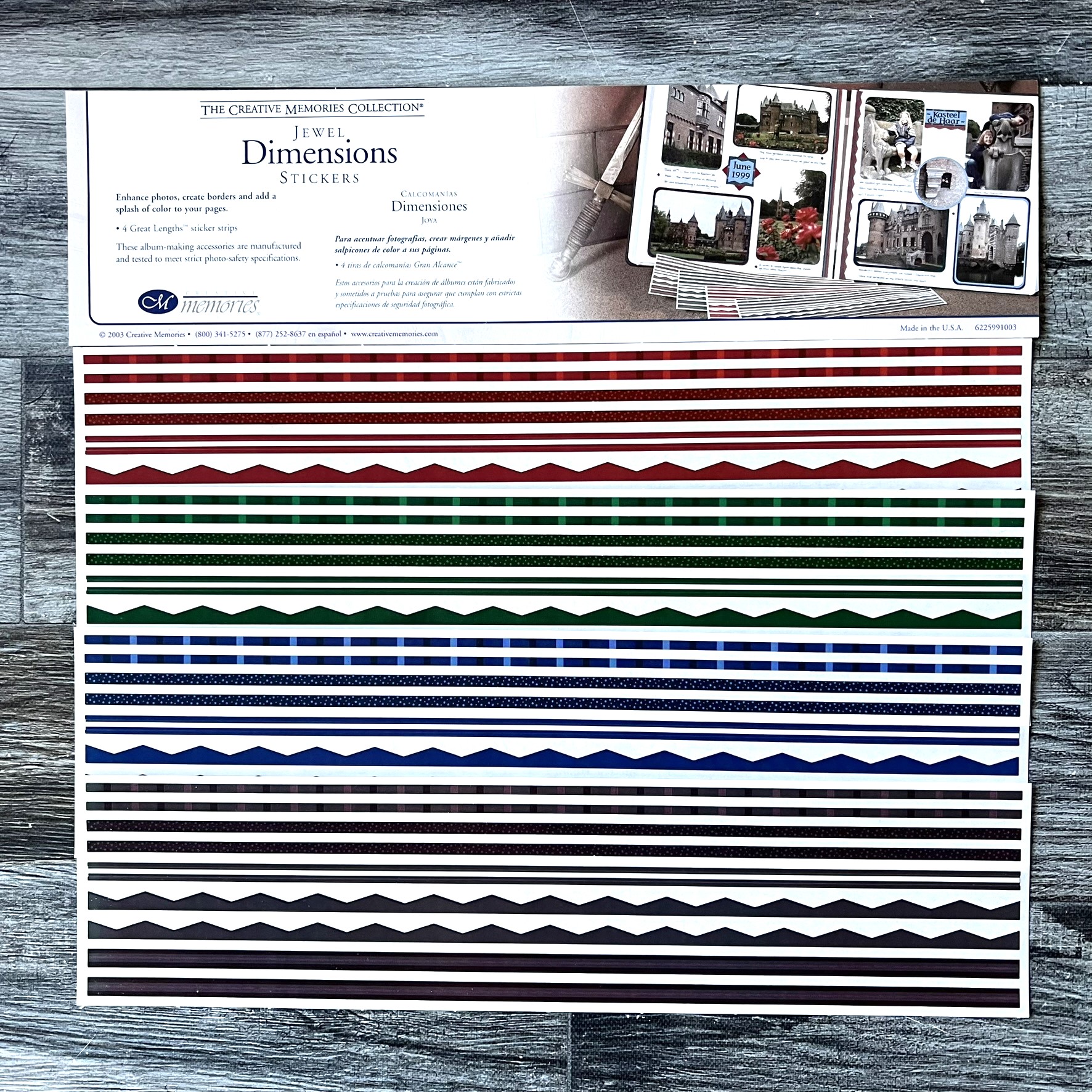 Jewel Great Length Jewel Dimensions Stickers by Creative Memories ...