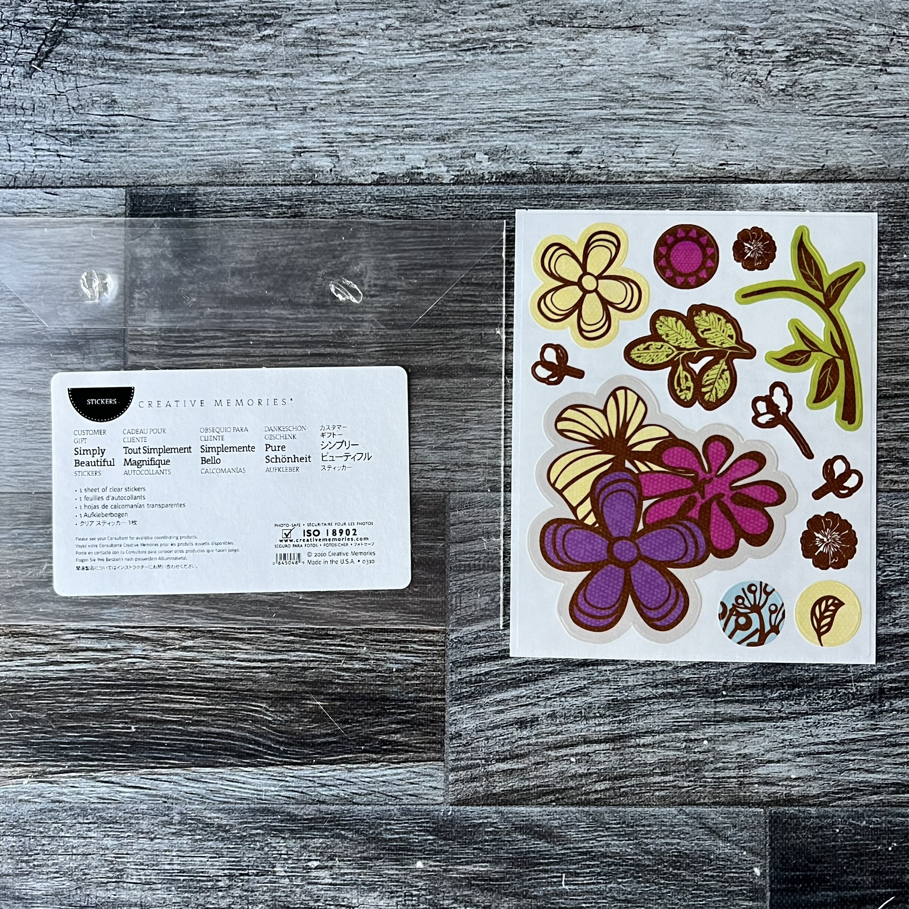 Simply Beautiful Stickers by Creative Memories - Tessa Scrapbooks