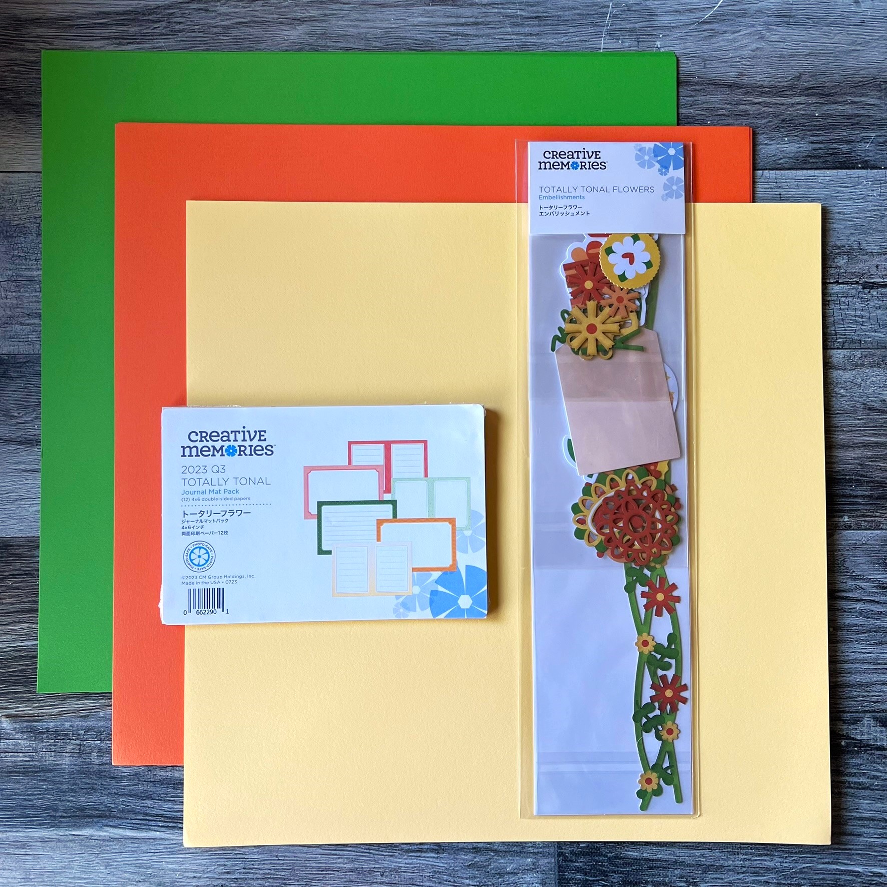 Totally Tonal Flowers Bundle With Mats by Creative Memories - Tessa ...