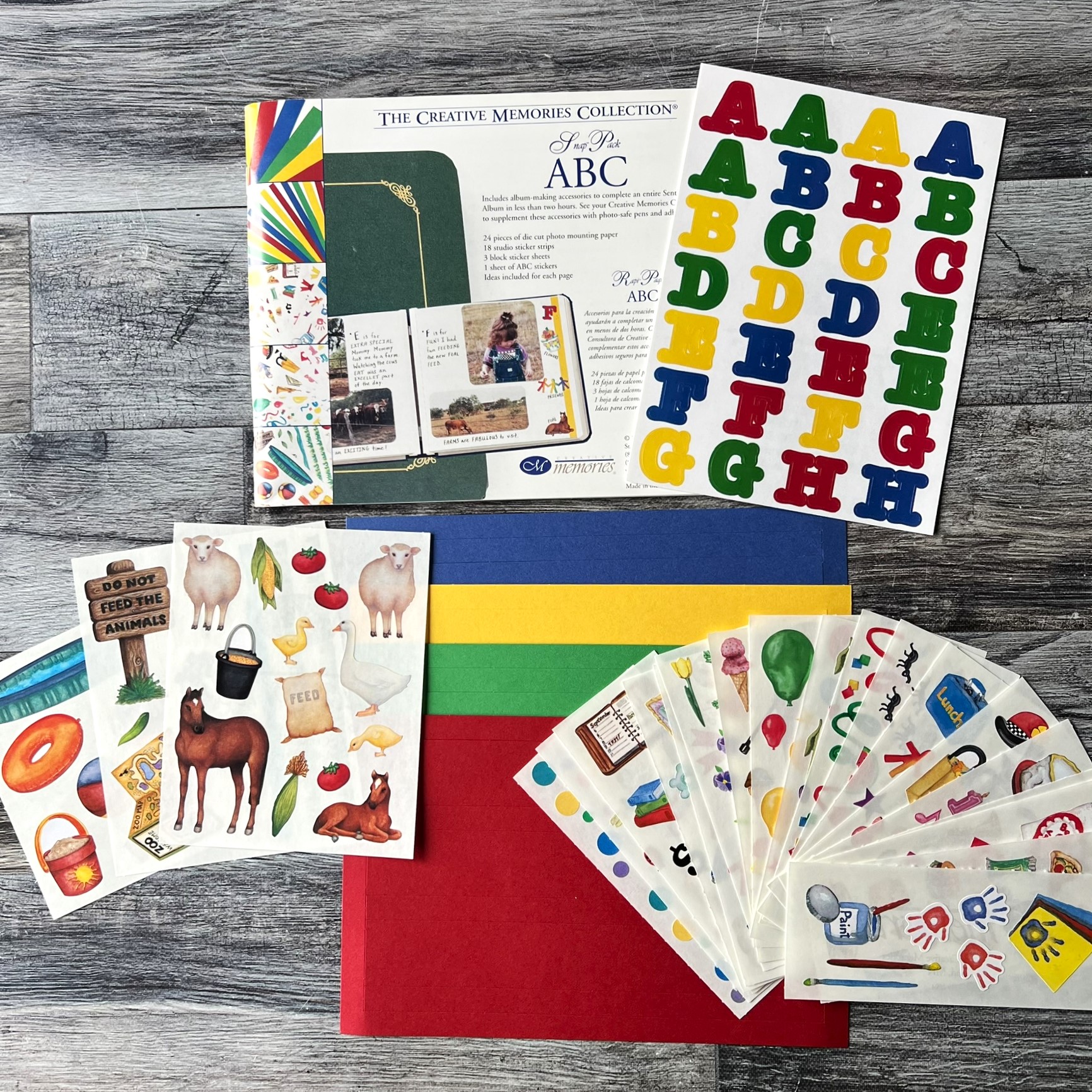 7x7 ABC Snap Pack by Creative Memories - Tessa Scrapbooks