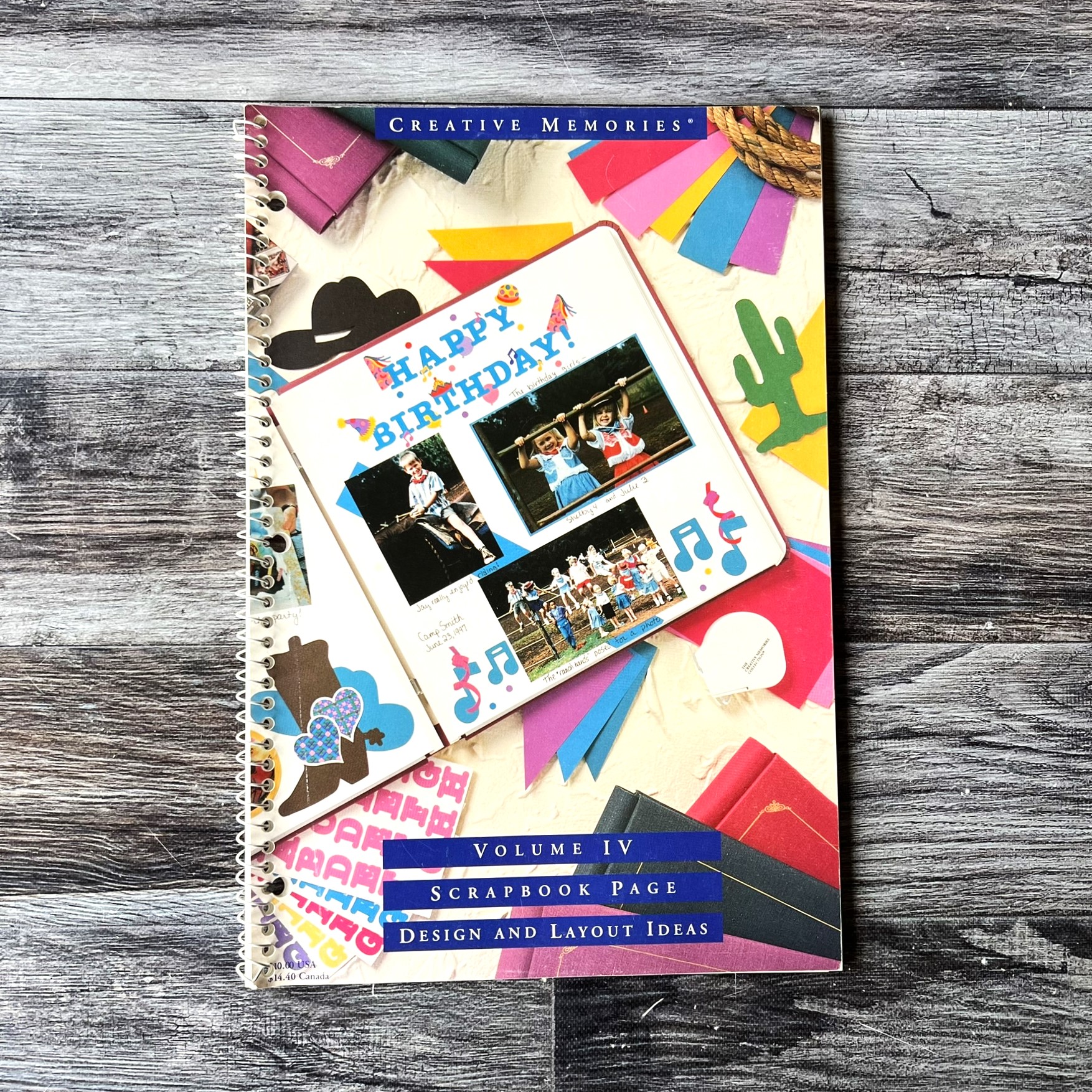 Creative Memories Volume 4 Scrapbook Page Design & Layout Ideas Book ...