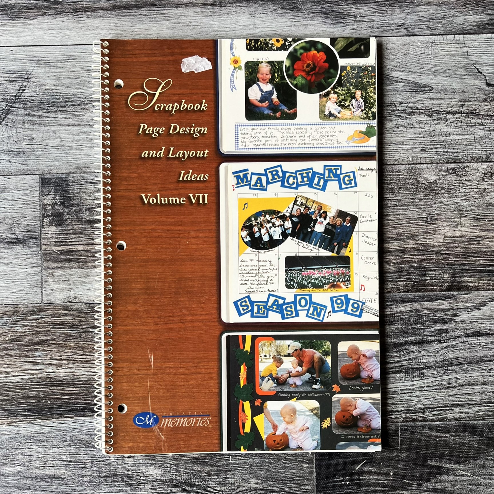 Creative Memories Volume 7 Scrapbook Page Design & Layout Ideas Book ...