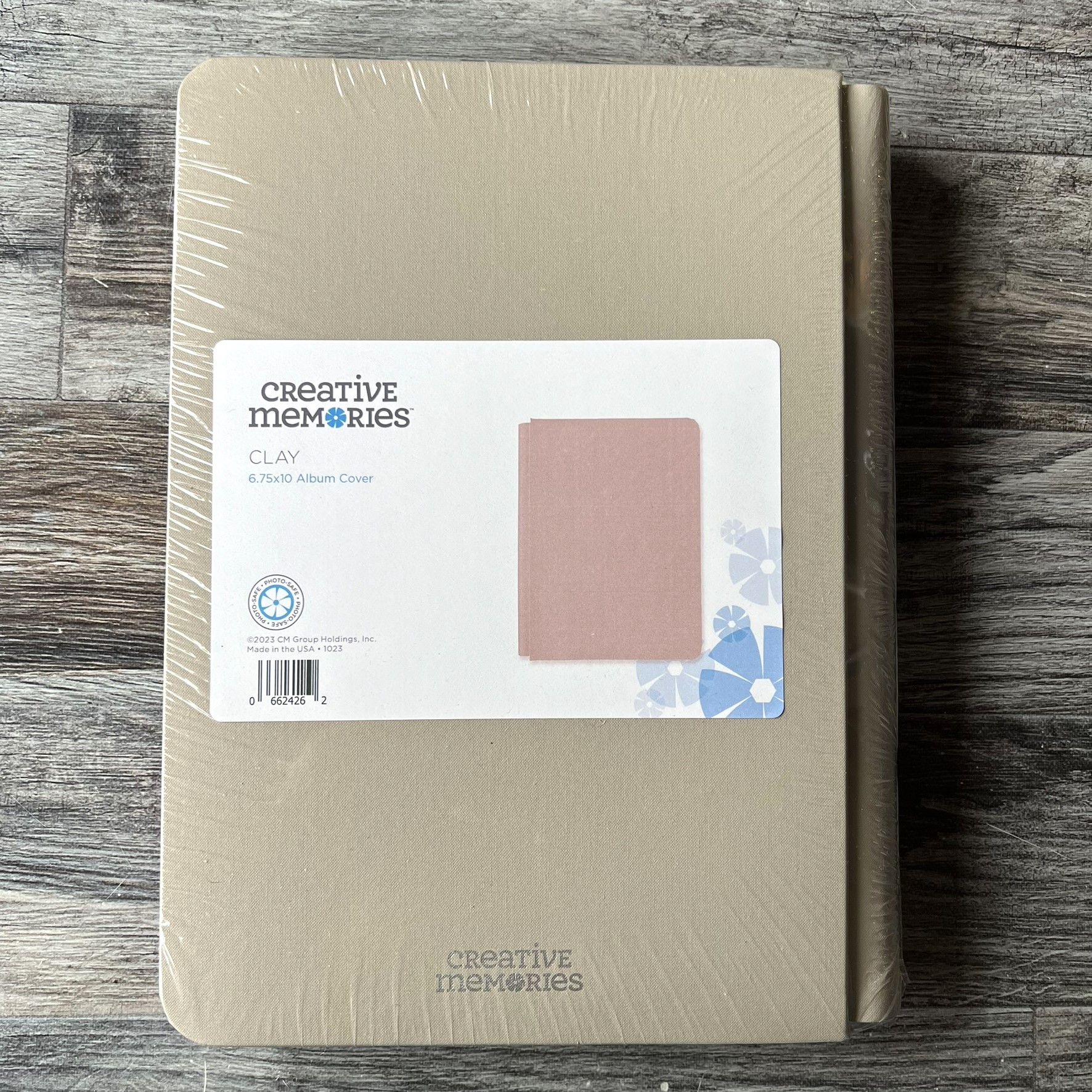 Clay 6.75x10 Happy Album Cover - Tessa Scrapbooks