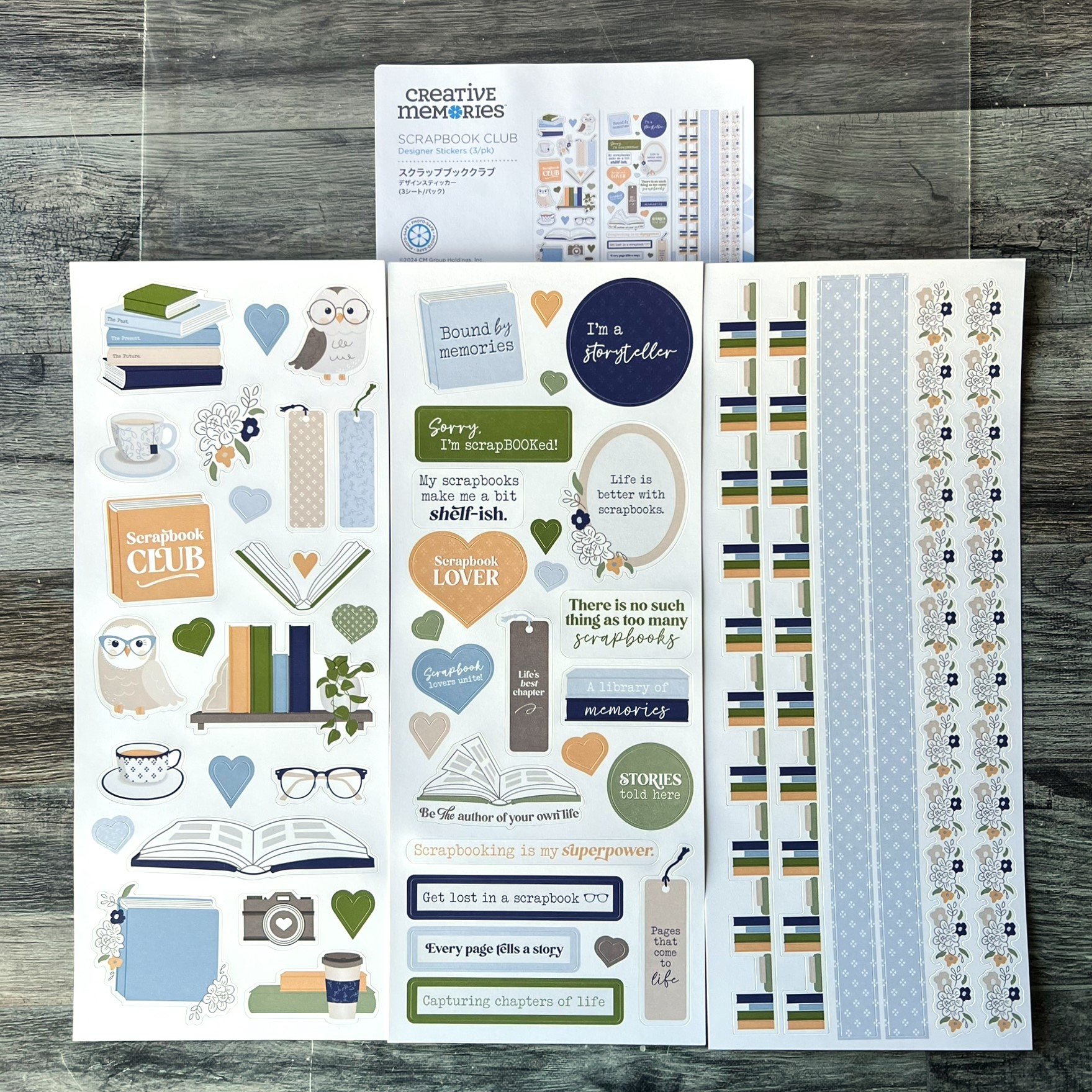 Scrapbook Club Designer Stickers by Creative Memories - Tessa Scrapbooks