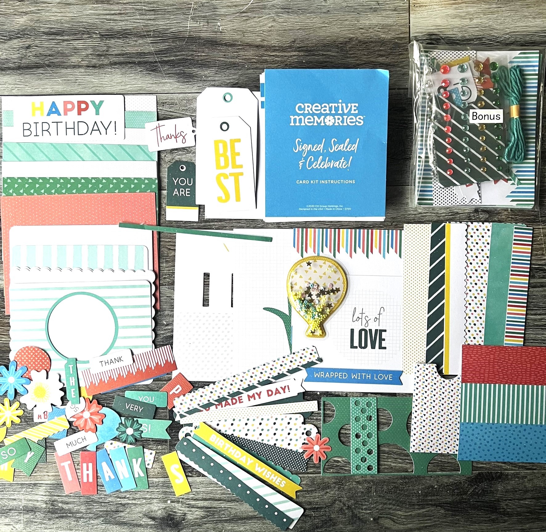 Signed, Sealed, & Celebrate Card Kit by Creative Memories - Tessa ...