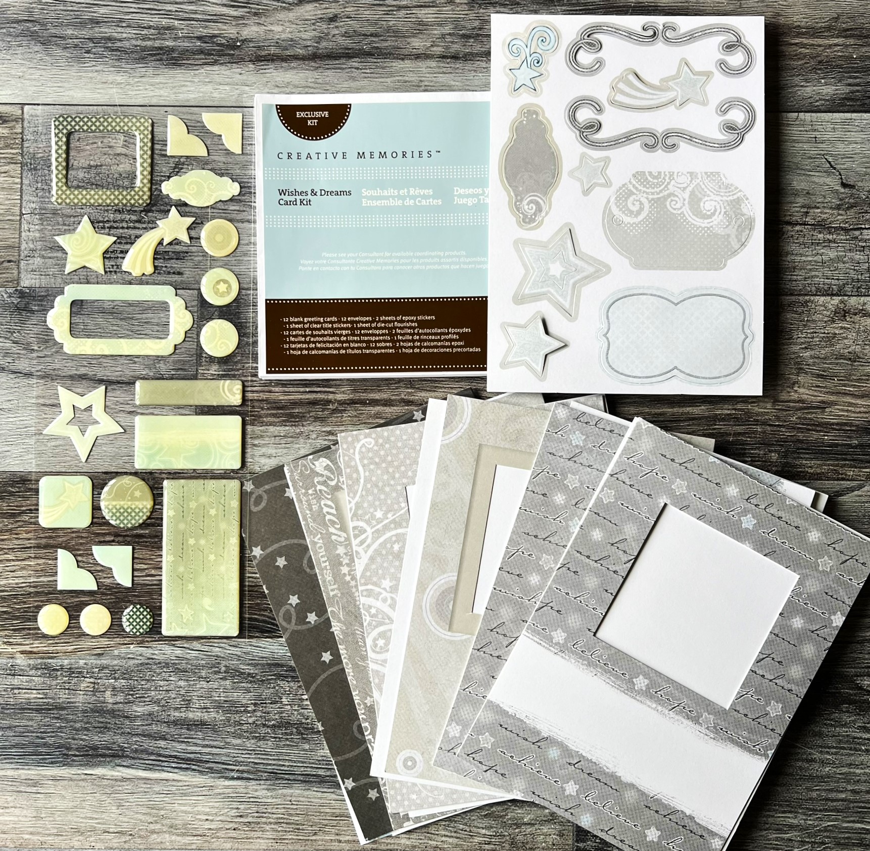 Wishes & Dreams Card Kit by Creative Memories - Tessa Scrapbooks