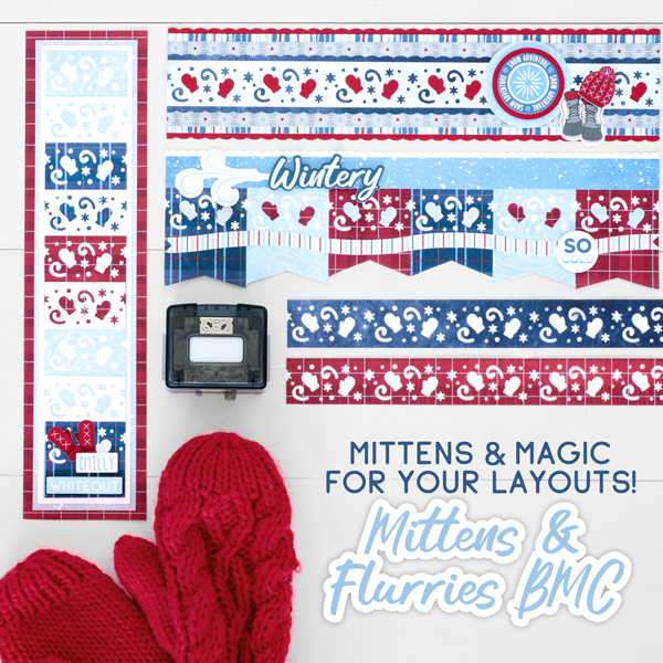 Mittens & Flurries Border Maker Cartridge - Tessa Scrapbooks