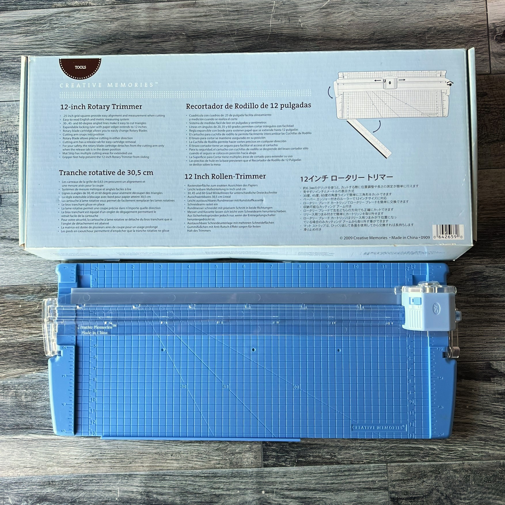 12-inch Rotary Trimmer by Creative Memories-c2009 - Tessa Scrapbooks