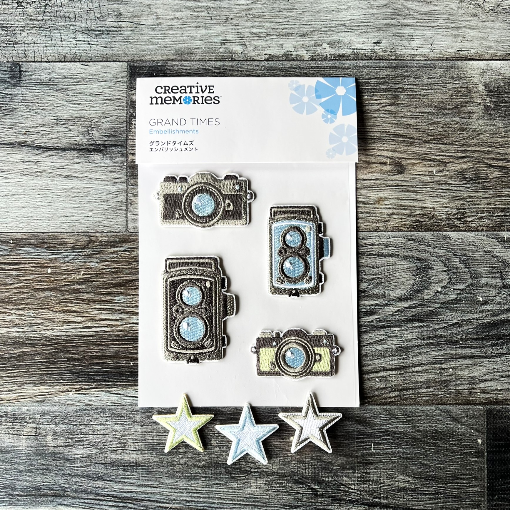 Grand Times Embroidered Camera Embellishments by Creative Memories ...