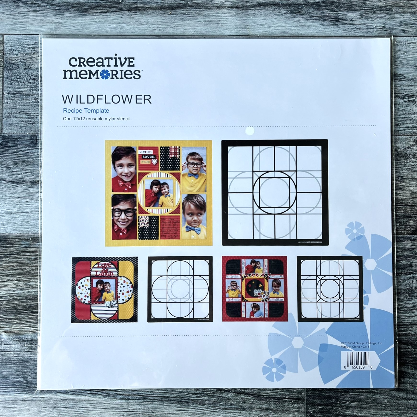 Wildflower Recipe Template - Tessa Scrapbooks