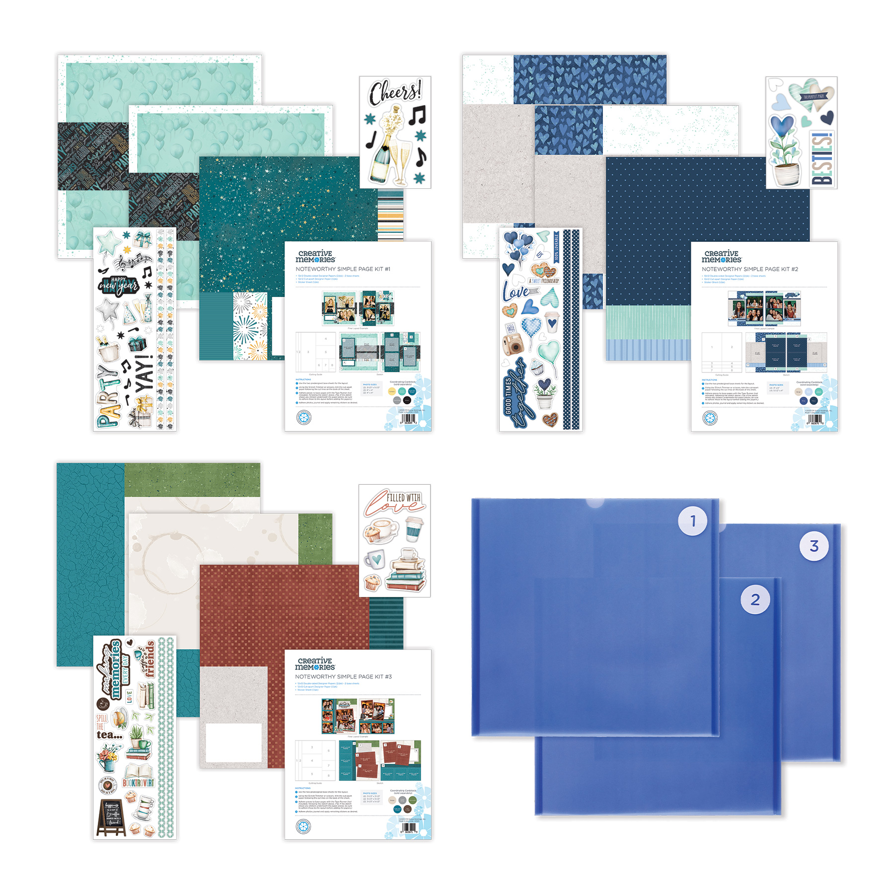 2025 Simple Page Kit BUNDLE Q1 - Tessa Scrapbooks
