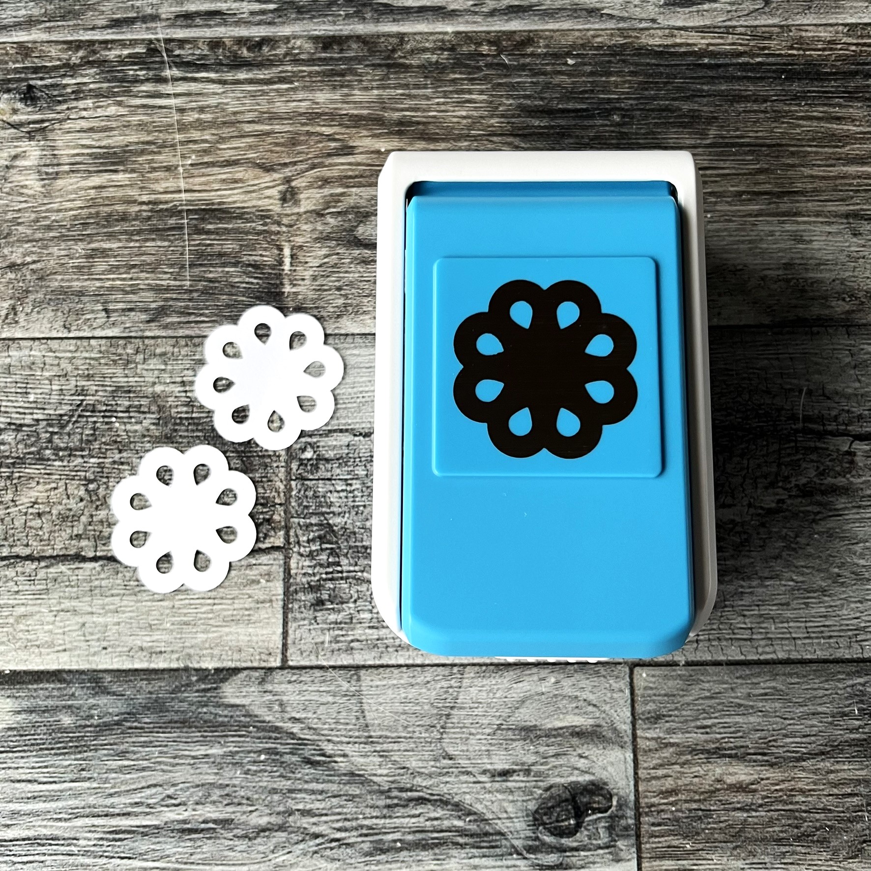 Dewdrop Flower Decorative Punch USED - Tessa Scrapbooks
