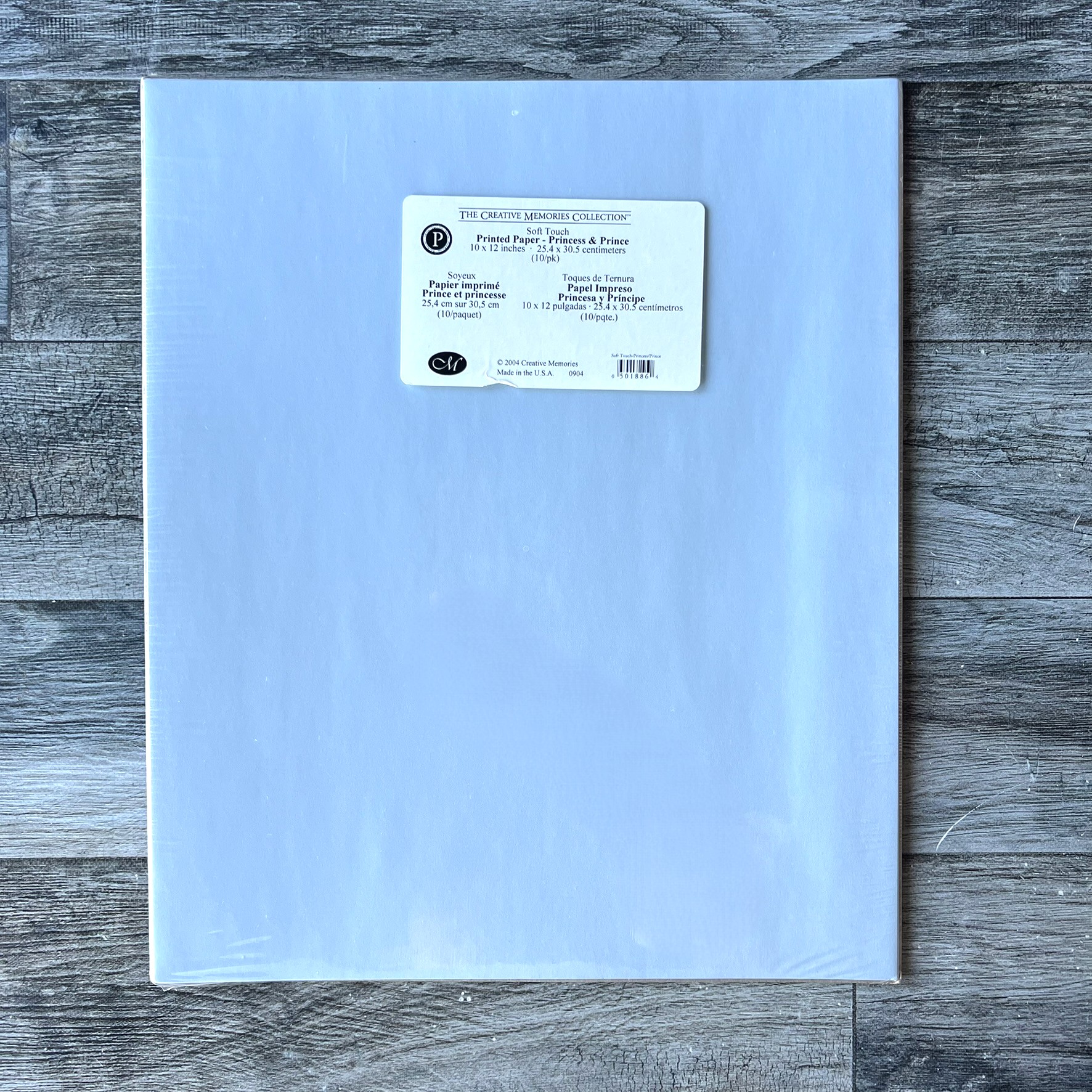 Princess & Prince 10x12 Solid Paper by Creative Memories - Tessa Scrapbooks