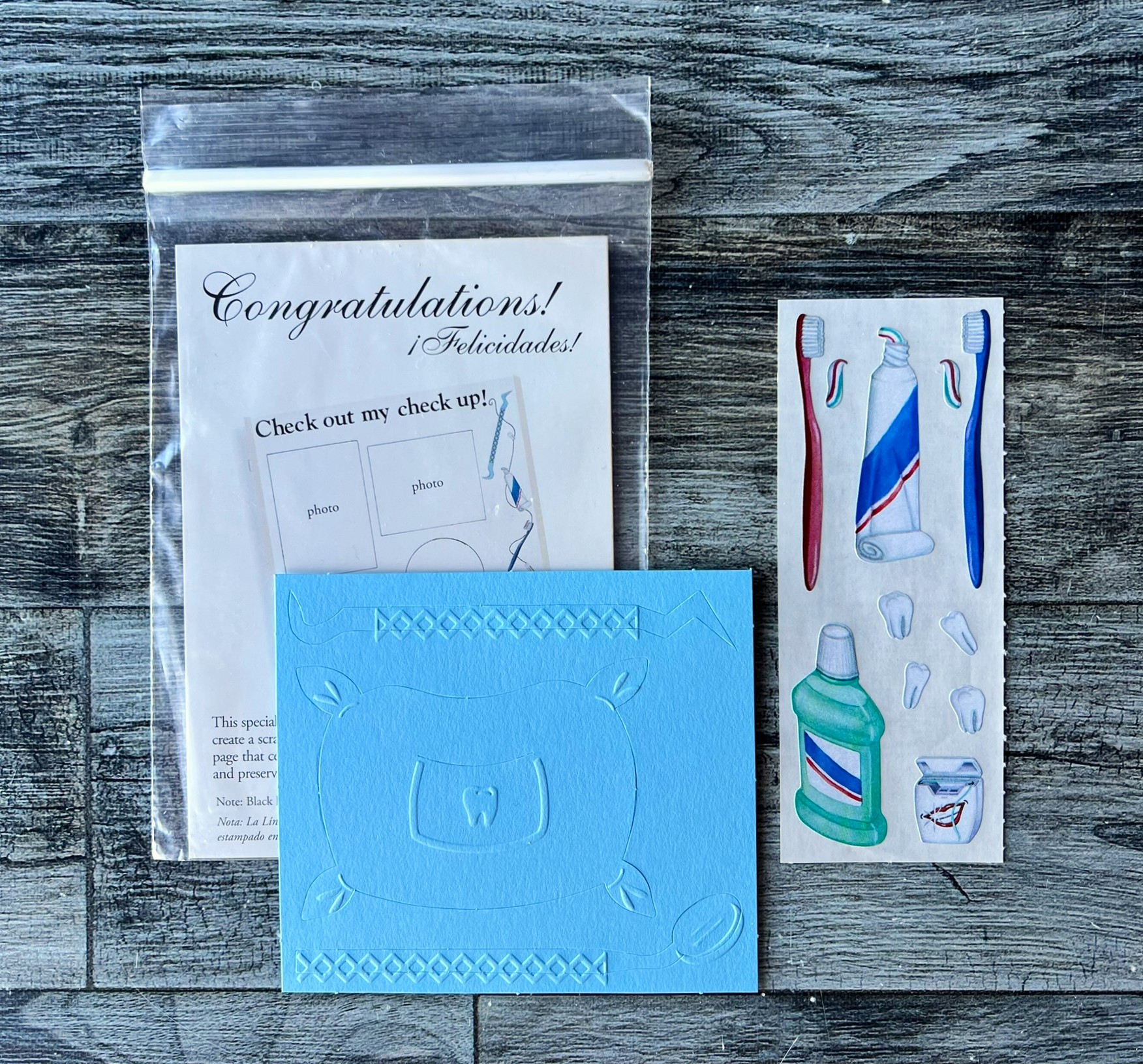 At the Dentist Page Kit by Creative Memories - Tessa Scrapbooks