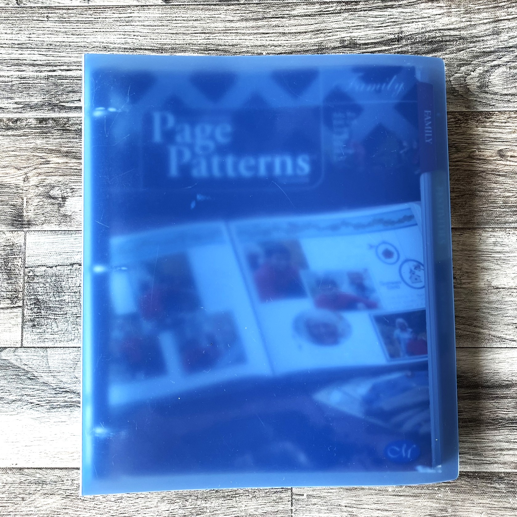 Creative Memories Page Patterns Organizer Binder - USED - Tessa Scrapbooks