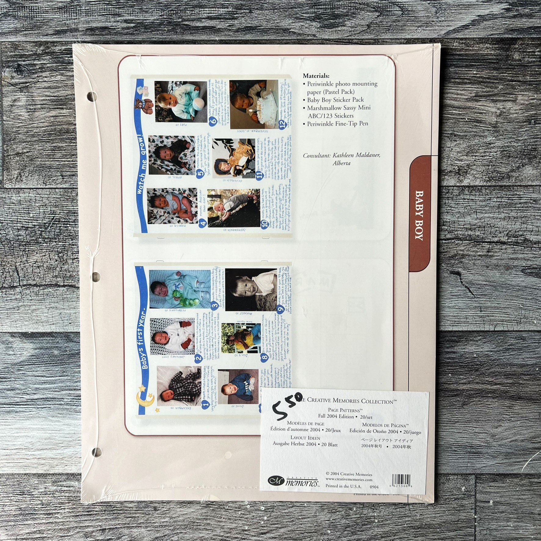 Page Patterns Fall 2004 Edition - Tessa Scrapbooks