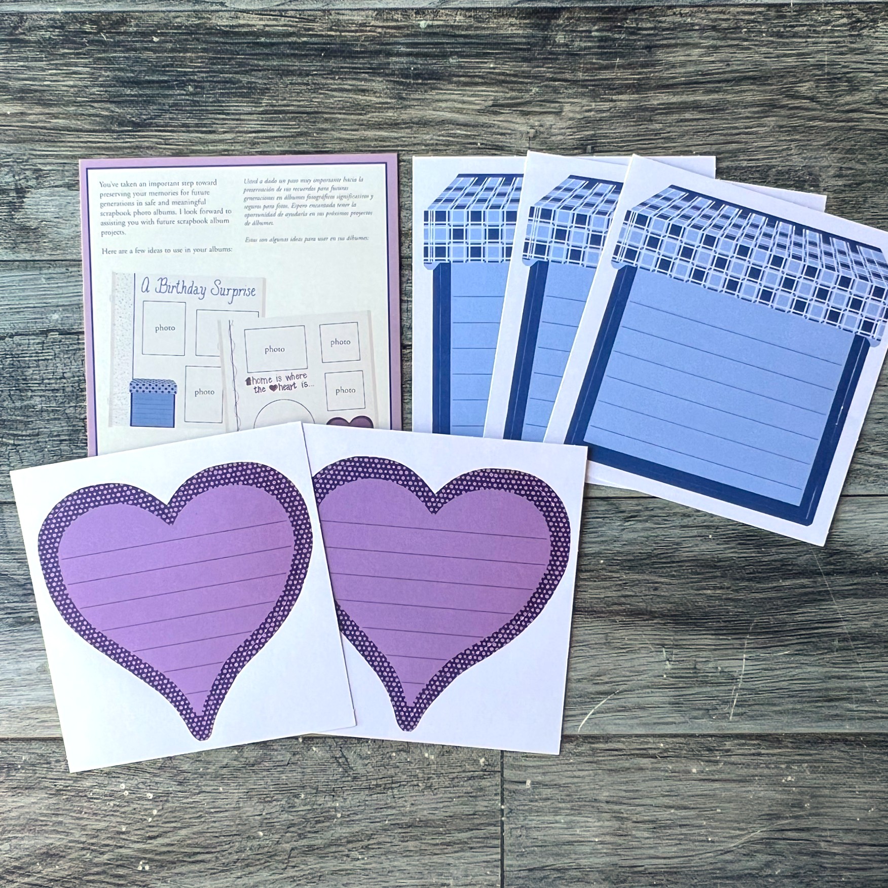 Heart & Gift Box Journaling Boxes by Creative Memories - Tessa Scrapbooks