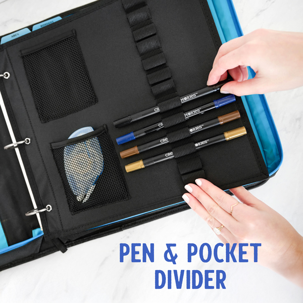 Sort n Stash Pen & Pocket Dividers - Tessa Scrapbooks